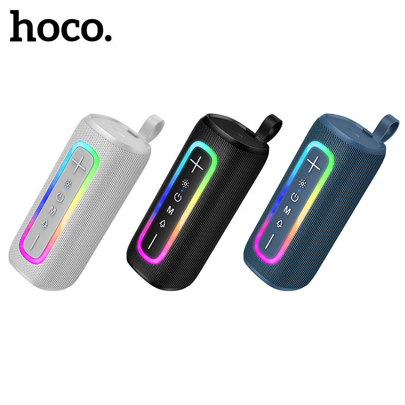 Loa HOCO HC36 hỗ trợ Bluetooth, USB, thẻ nhớ TF, AUX, TWS có đèn LED ...