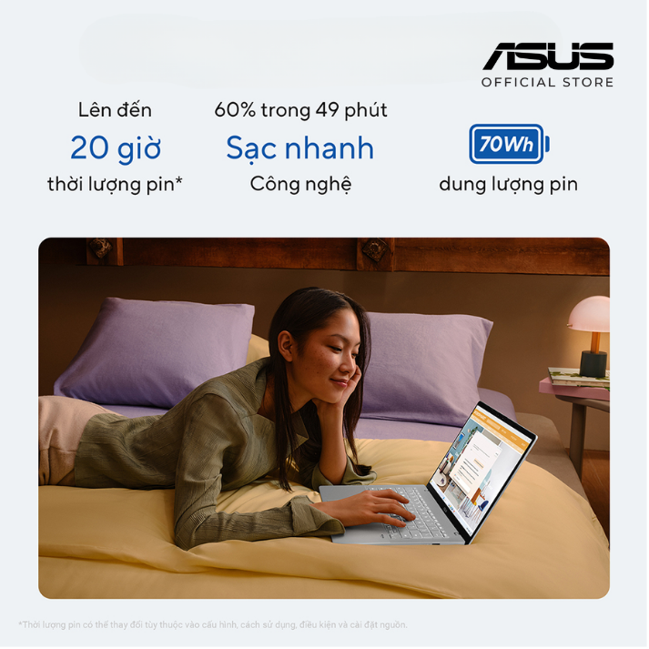 Laptop ASUS Vivobook S14 S3407CA-LY096WS Ultra 7 255H | 16GB | 512GB ...