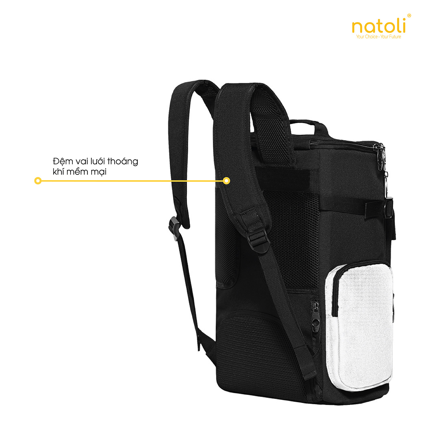 Balo nam đi học Natoli CORE BACKPACK B9 đựng laptop chống sốc nhiều ...