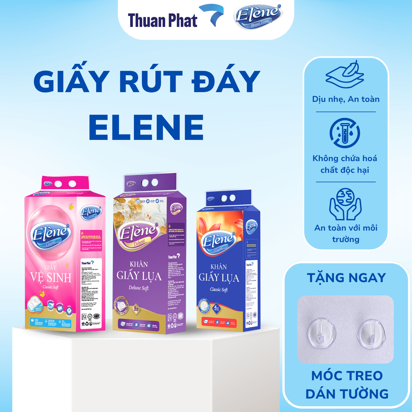 Giấy Rút Đáy Đa Năng Elene 4 Lớp Cao Cấp, Mềm Mịn, An Toàn | Shopee ...