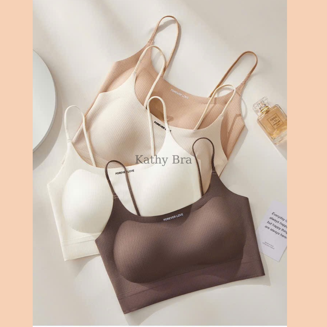 C10 [LOẠI 1] Áo Bra 2 Dây Basic KATHY BRA Chất Gân Tăm Co Dãn Tốt Có ...