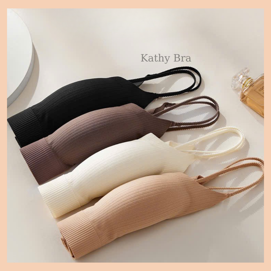 C10 [LOẠI 1] Áo Bra 2 Dây Basic KATHY BRA Chất Gân Tăm Co Dãn Tốt Có ...