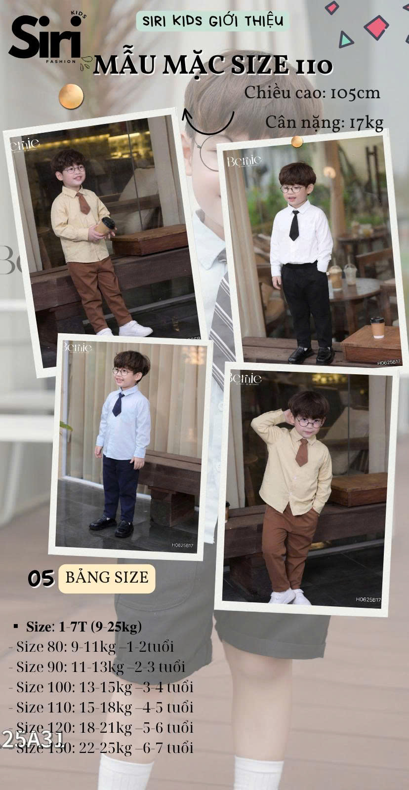 Áo sơ mi tay dài kèm cà vạt nhiều màu phong cách Hàn quốc cho bé trai 9 ...
