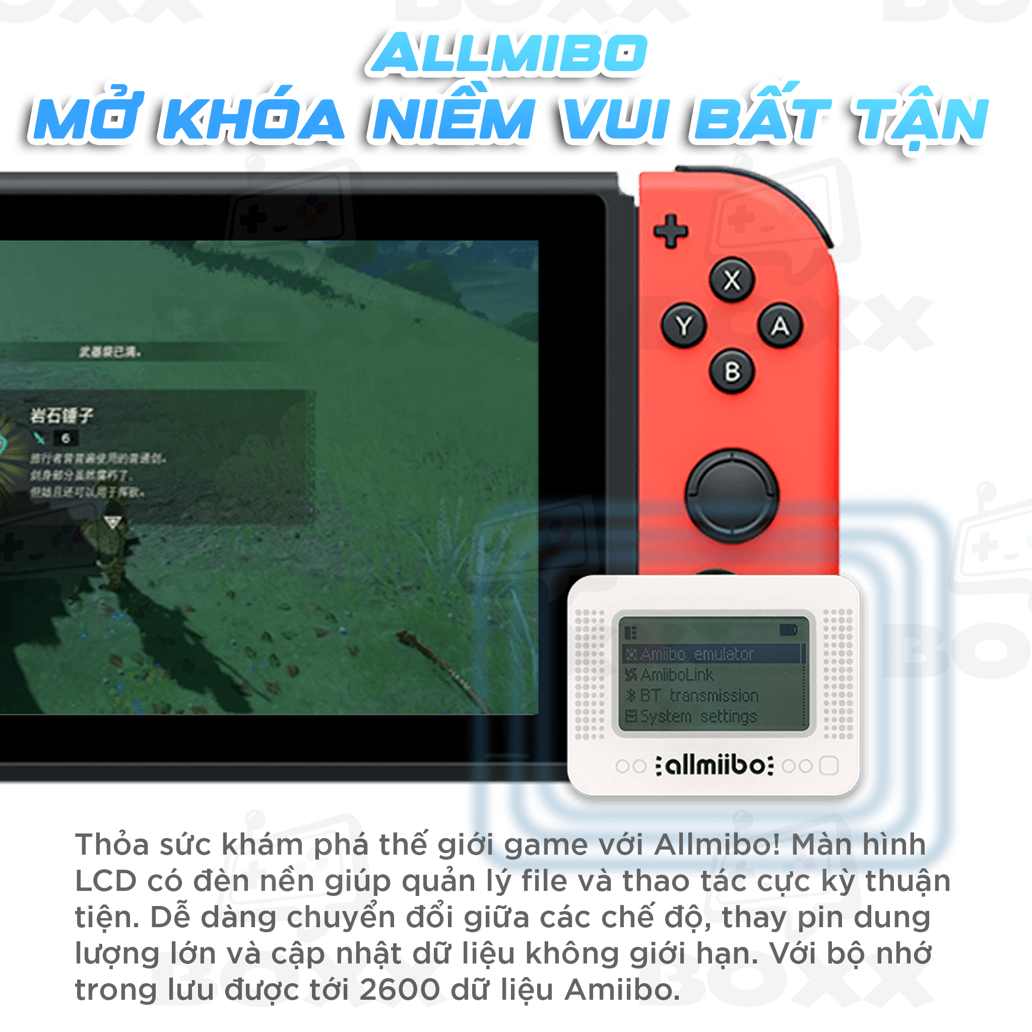 Bộ giả lập thẻ Amiibo Scan NFC Allmiibo Zero cho Nintendo Switch ...