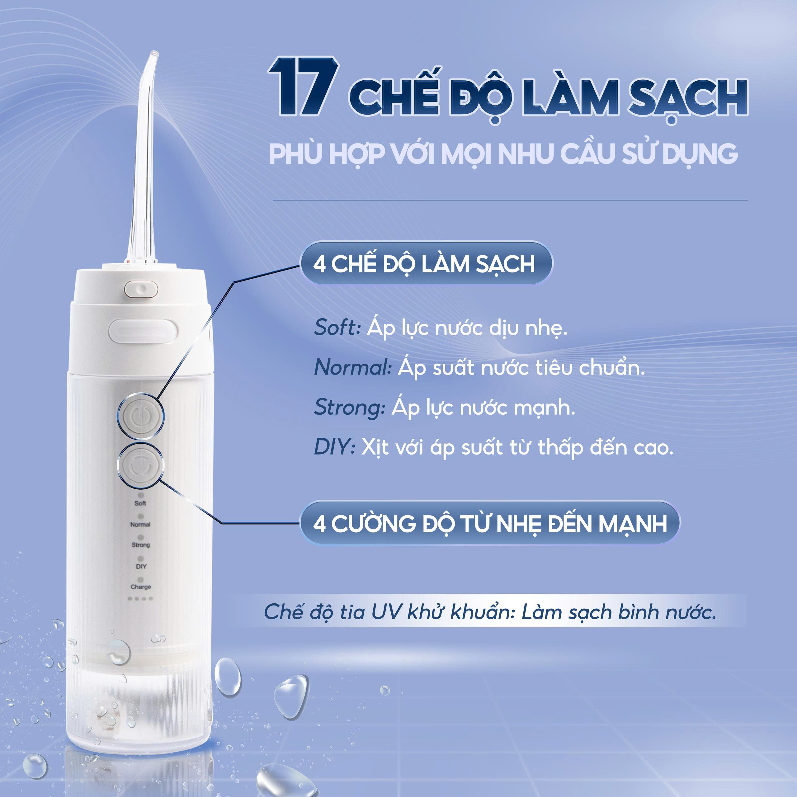 [SĂN 626K LIVE SHOP] Tăm nước thập sắc Brushie Super Clean, Super Sonic ...
