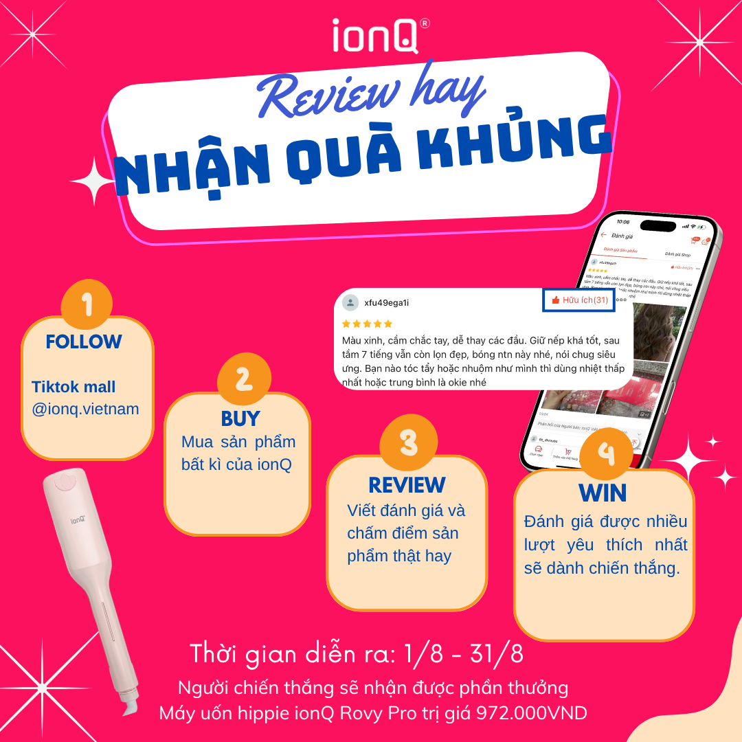 Máy sấy tóc ion âm tạo kiểu ionQ Ecostyle 4 trong 1 tốc độ cao nhanh khô bảo vệ tóc bóng mượt ...