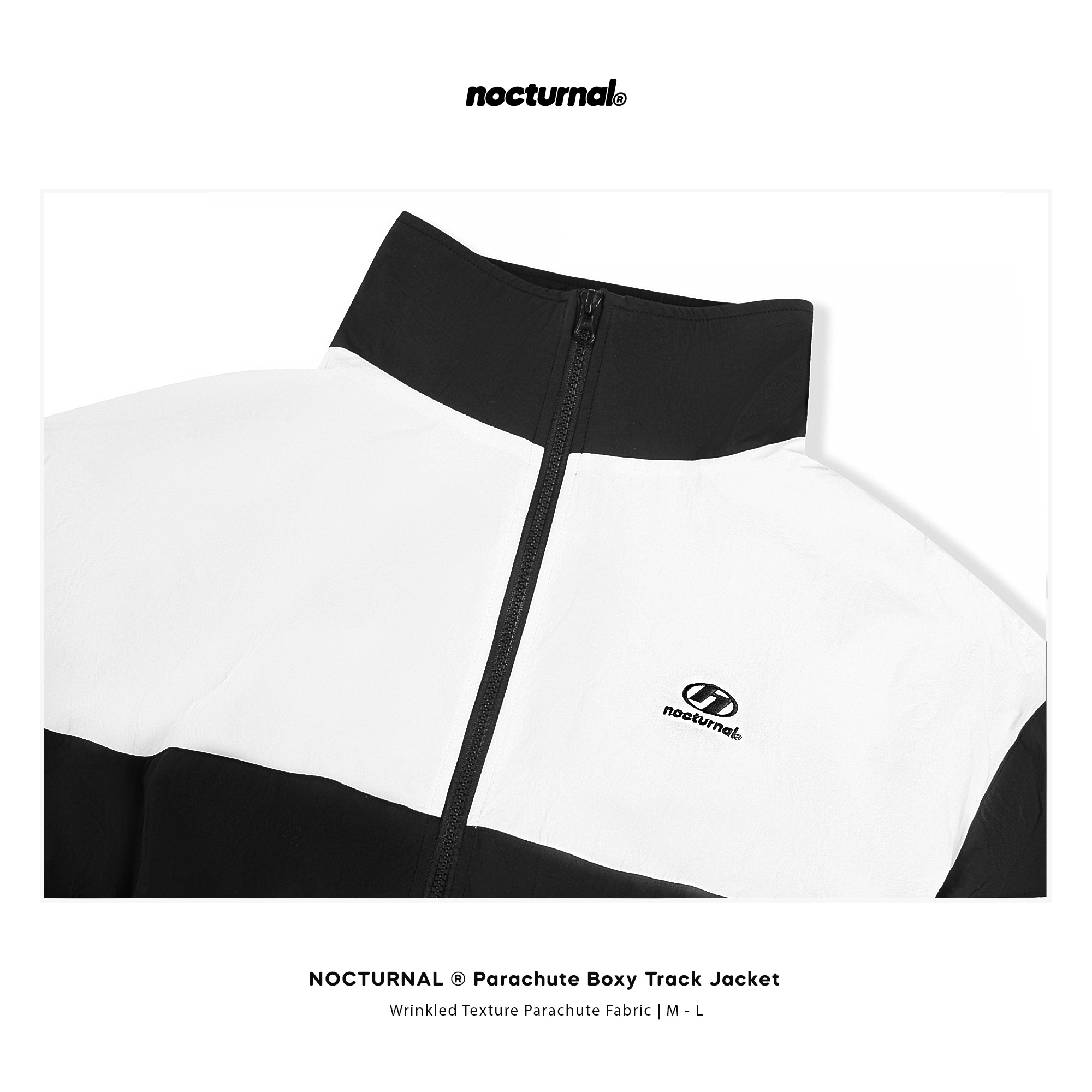 Áo Khoác Dù Gió Nhẹ Form Boxy NOCTURNAL Parachute Boxy Track Jacket Zip ...