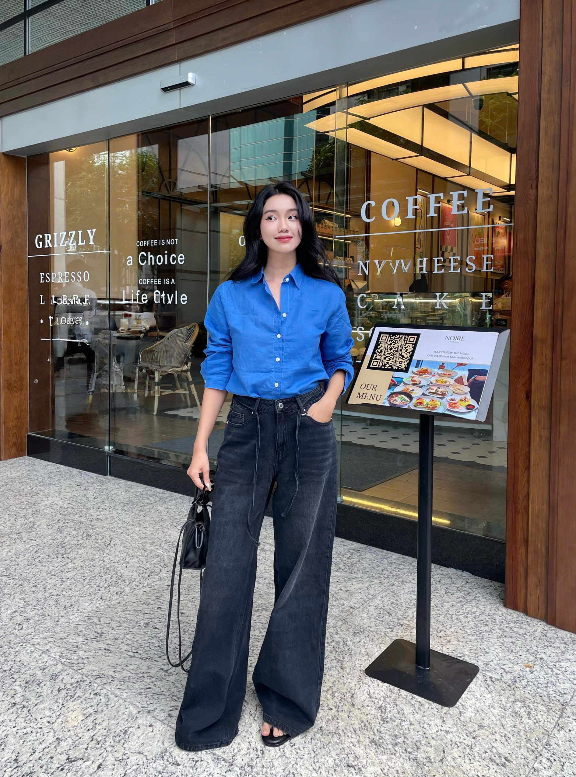 Áo Sơ mi linen trơn tay dài M002 URATV | Shopee Việt Nam