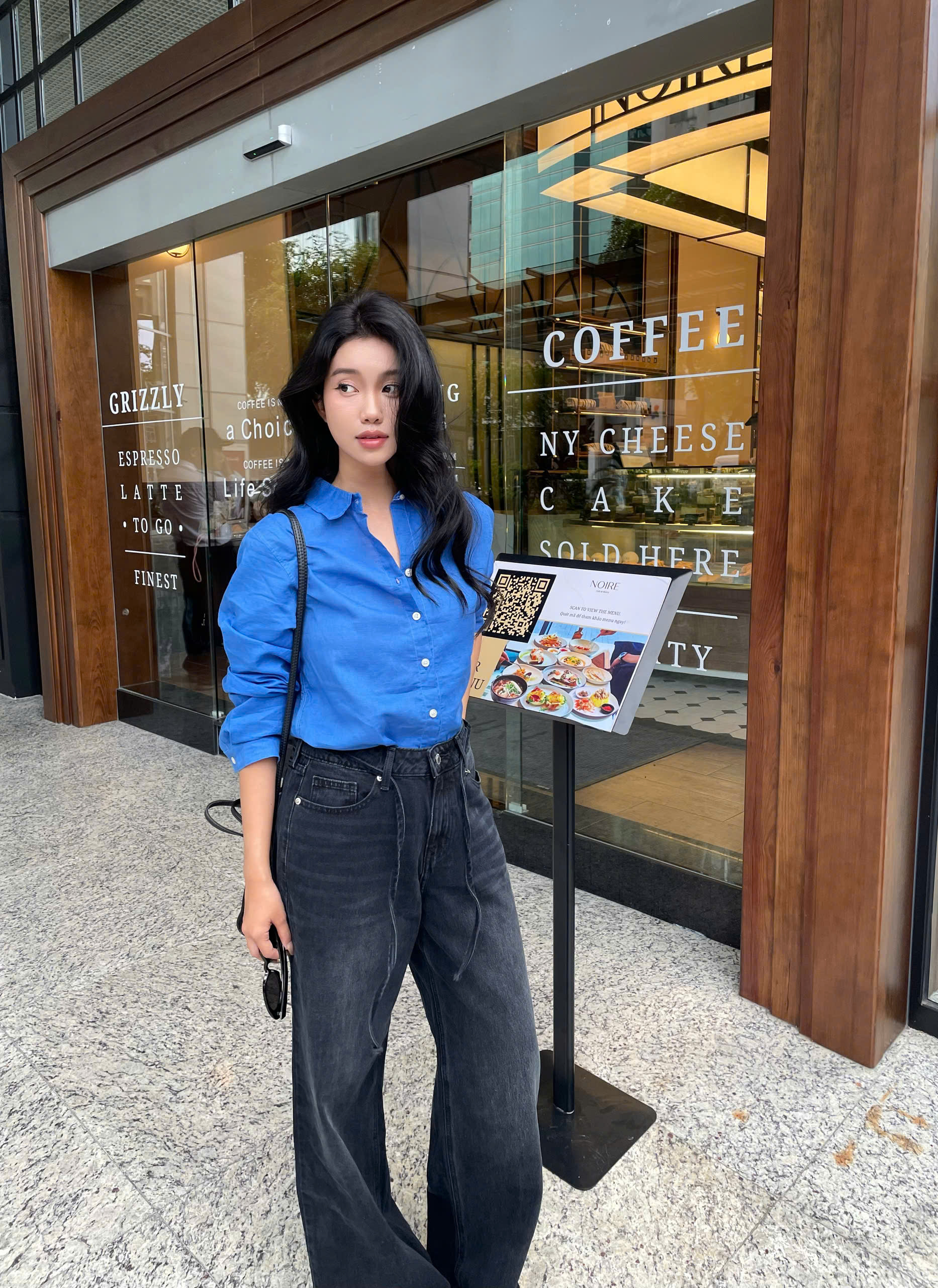 Áo Sơ mi linen trơn tay dài M002 URATV | Shopee Việt Nam