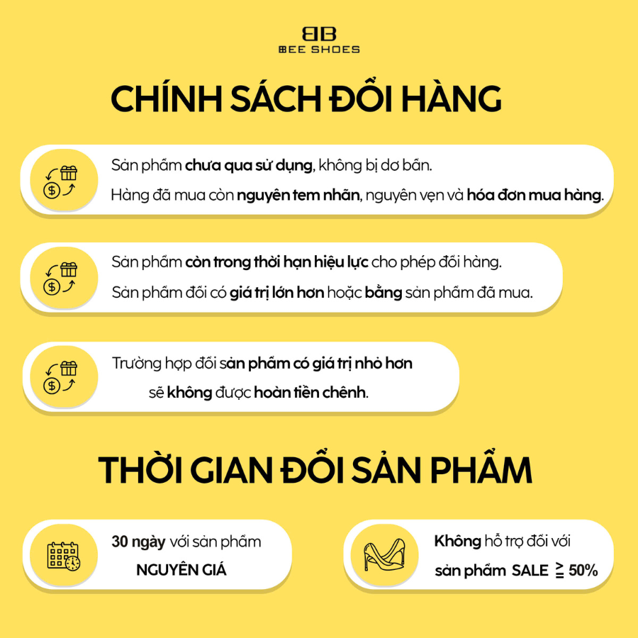 Giày mary jane nữ BEESHOES hở gót mũi vuông gót vuông cao 3 phân sẵn màu kem - đen - trắng MJ014 ...