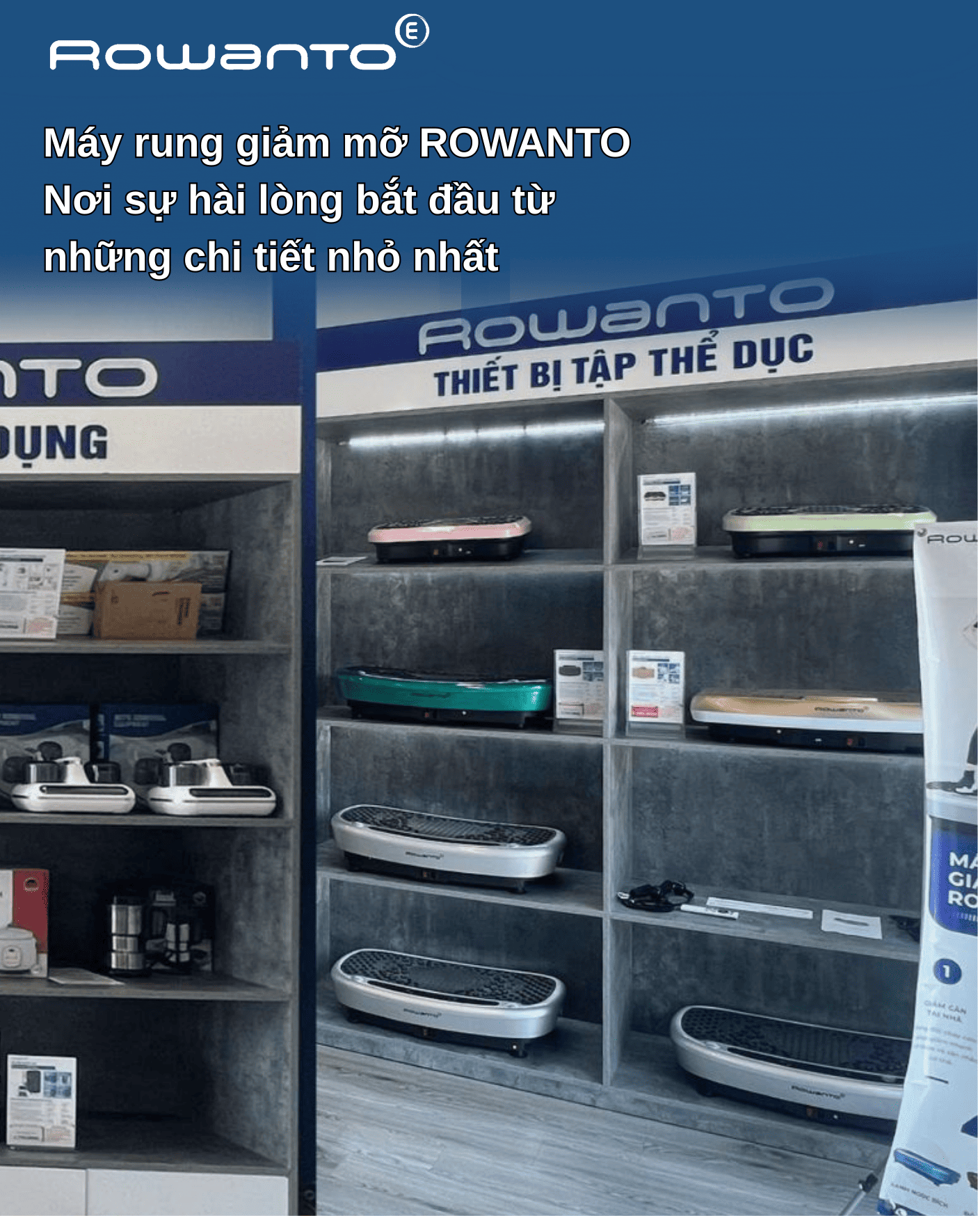 Máy Rung Thể Hình Rowanto R25 UltraFit Luxur Công nghệ rung tiên tiến ...