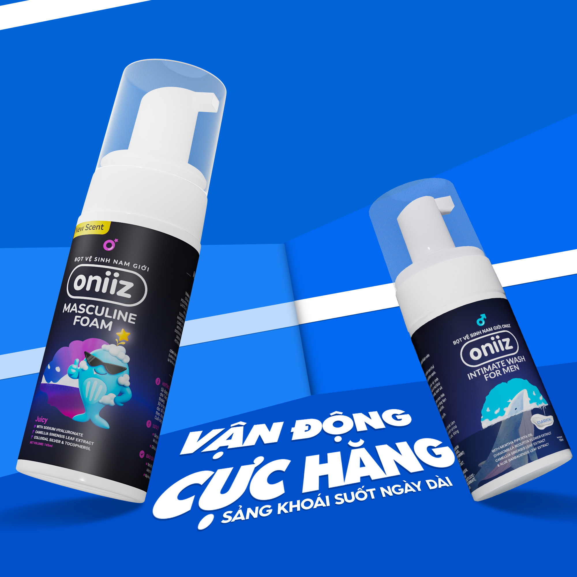 Bộ sưu tập Bọt vệ sinh nam giới Oniiz, Dung dịch Masculine Foam Oniiz ...