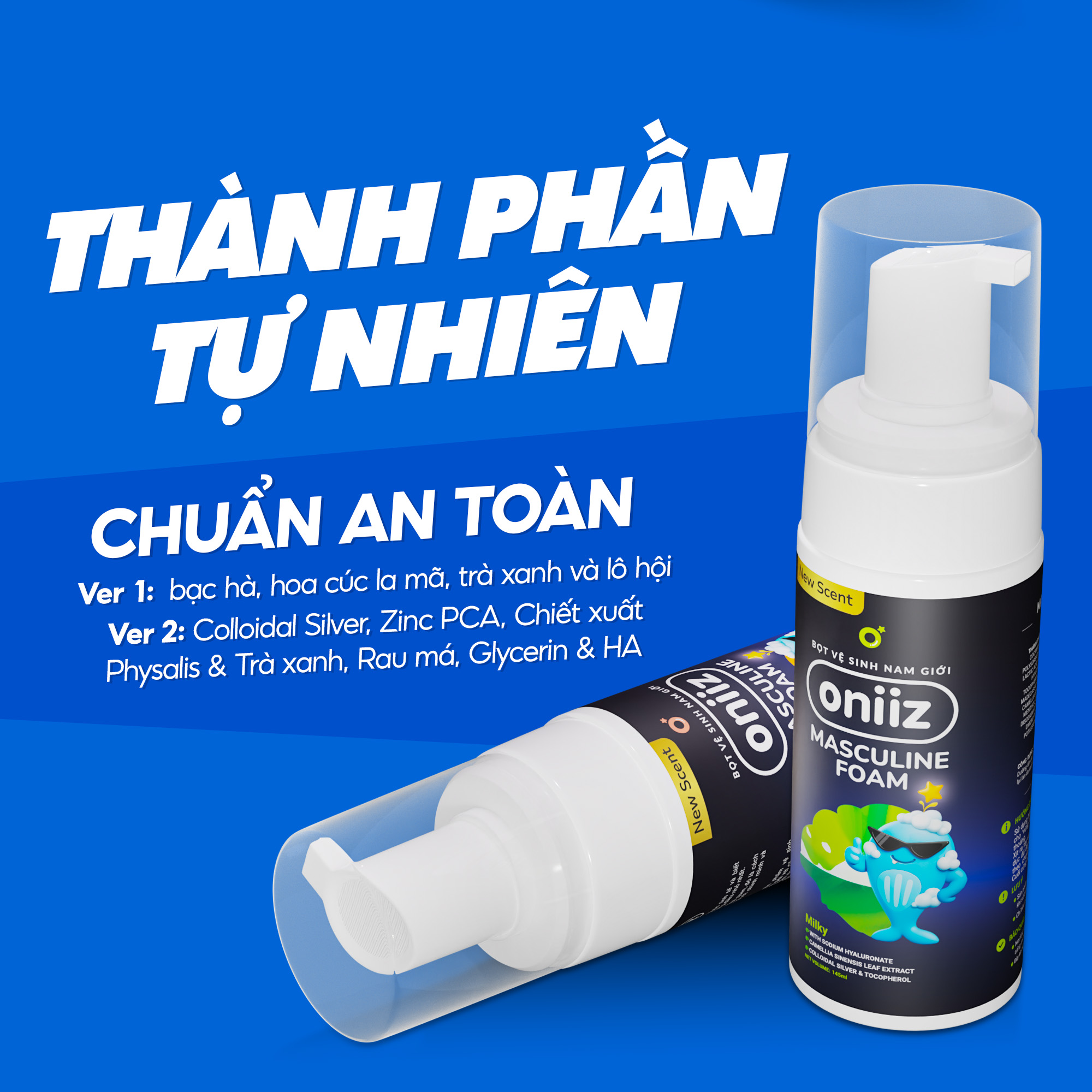 Bộ sưu tập Bọt vệ sinh nam giới Oniiz, Dung dịch Masculine Foam Oniiz ...