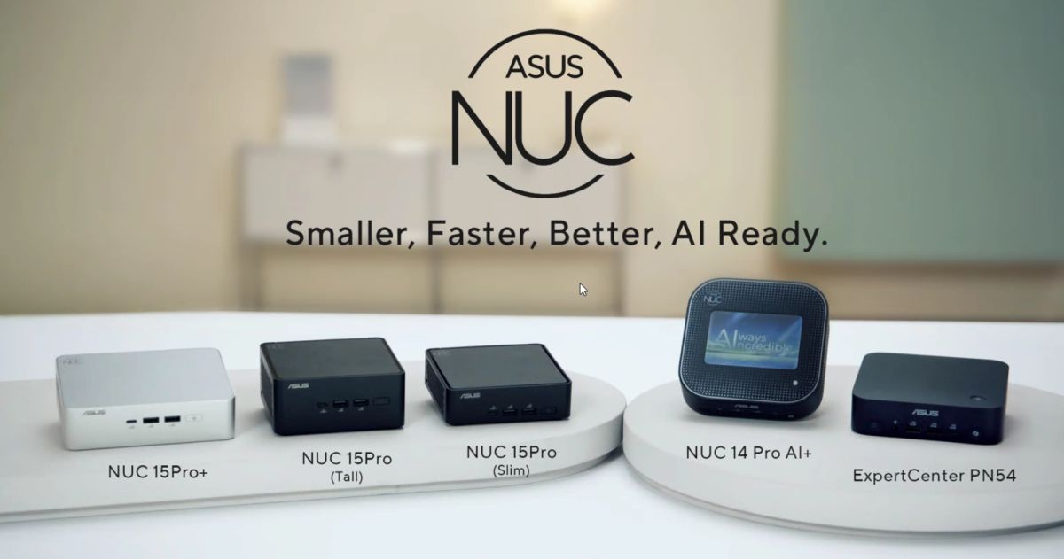 Mini PC ASUS NUC 15 PRO PLUS Intel AI Core Ultra 7 255H U5 225H ...