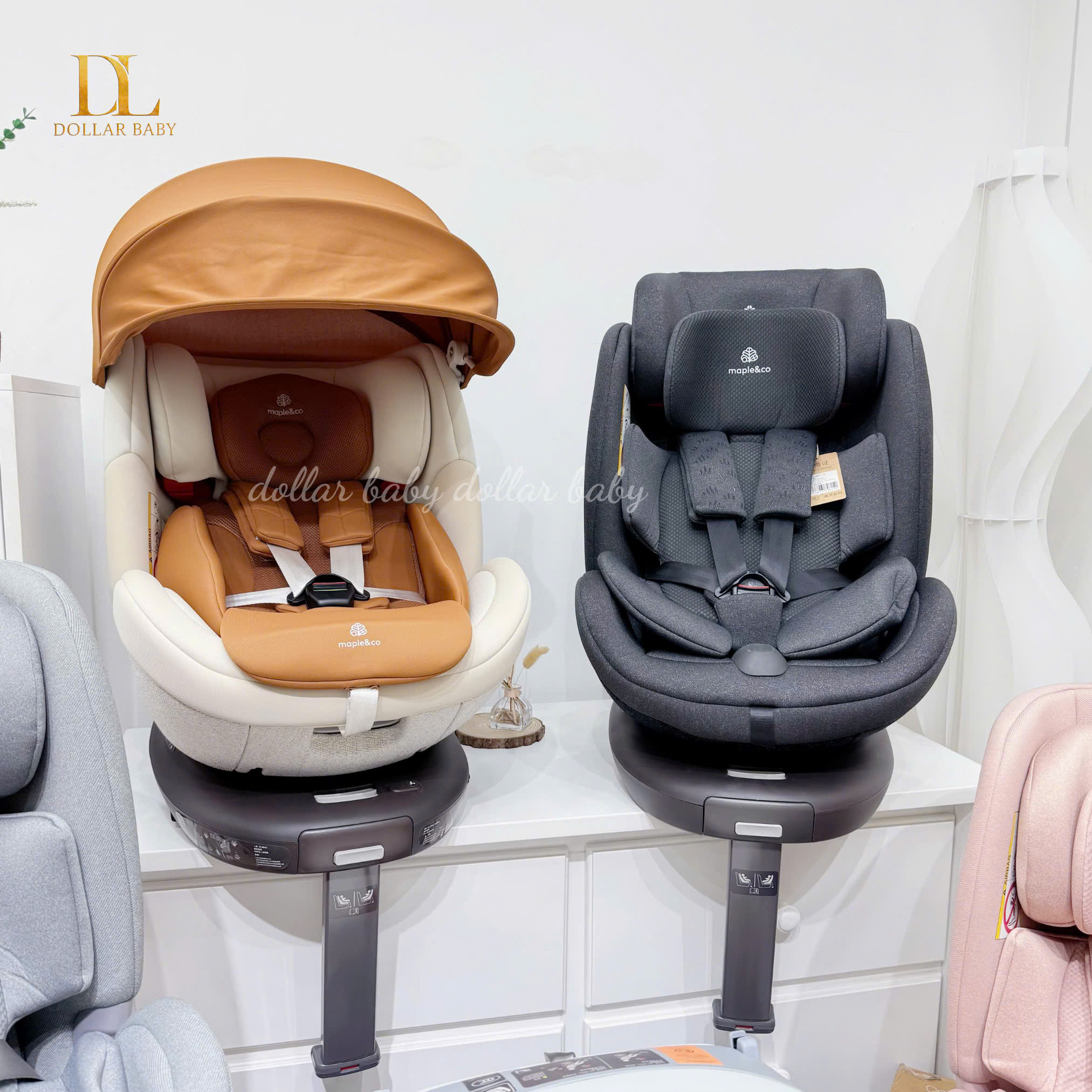 Ghế Ô Tô Maple&Co Nautilus Airflow - 0-7T, Quạt Làm Mát, Xoay 360°, Chuẩn R129 - Chính Hãng Mỹ ...