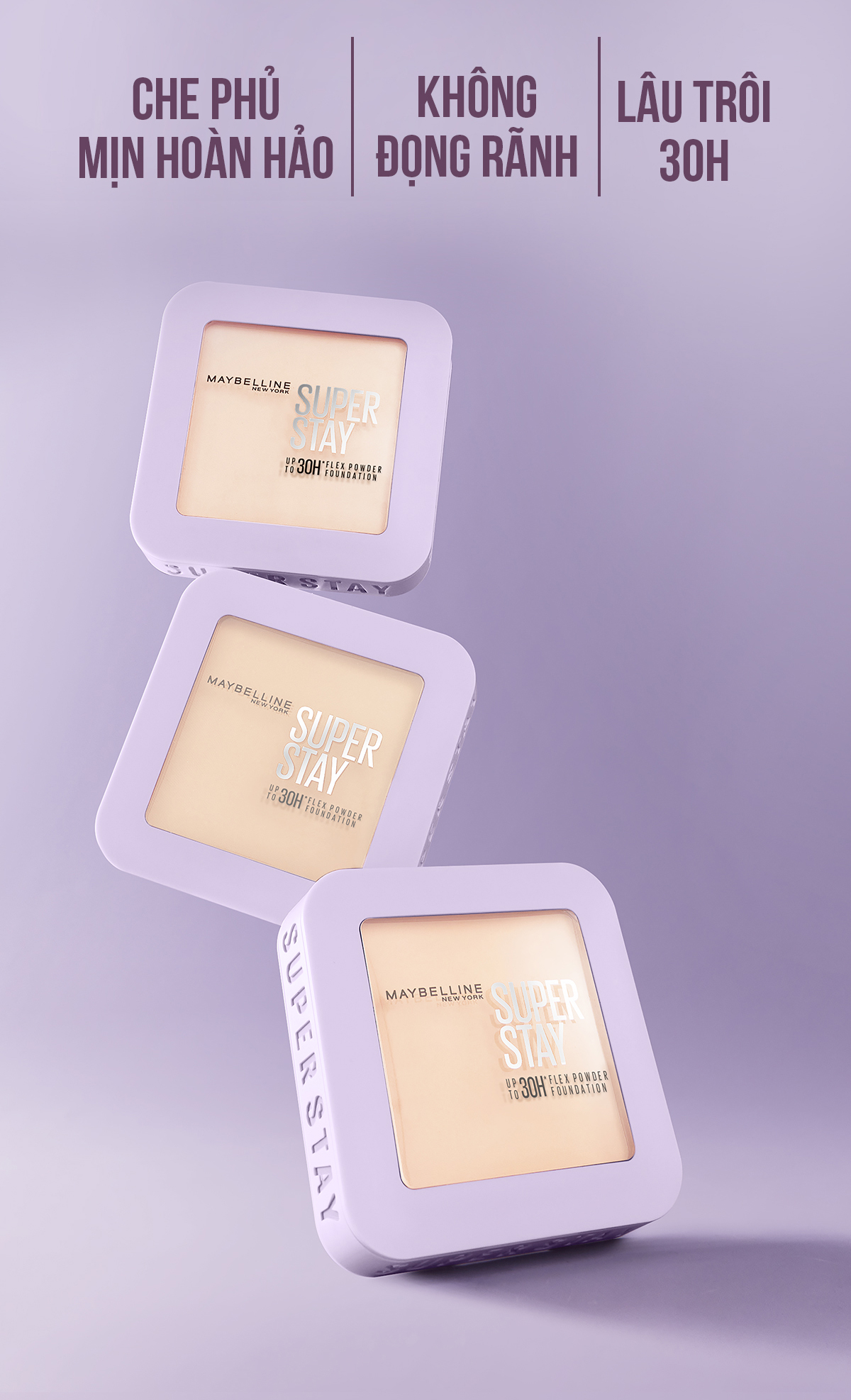 Phấn Phủ Nền Linh Hoạt SuperStay 30H Flex Powder Che Phủ Mịn Lâu Trôi ...