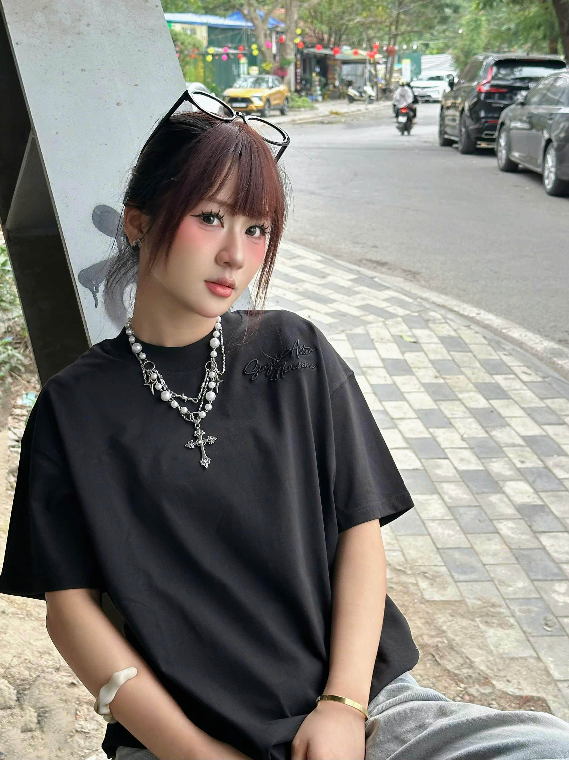 Áo Thun Boxy Single Alter Nevasome Cotton 250gsm Local Brand Tay Lỡ ...