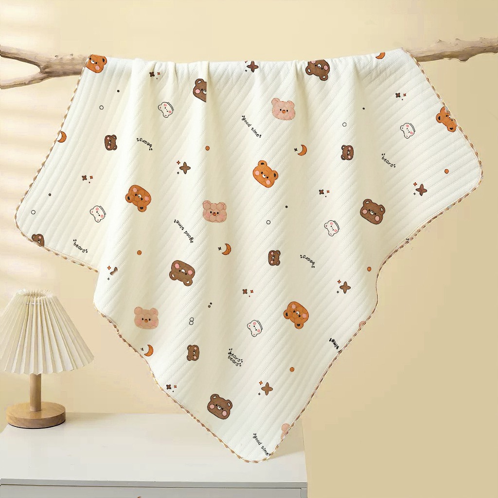 CHĂN 6 LỚP - CHOÀNG Ủ 4 MÙA - CHĂN QUẤN CHO BÉ 6 LỚP Kích Thước 85x85cm ...