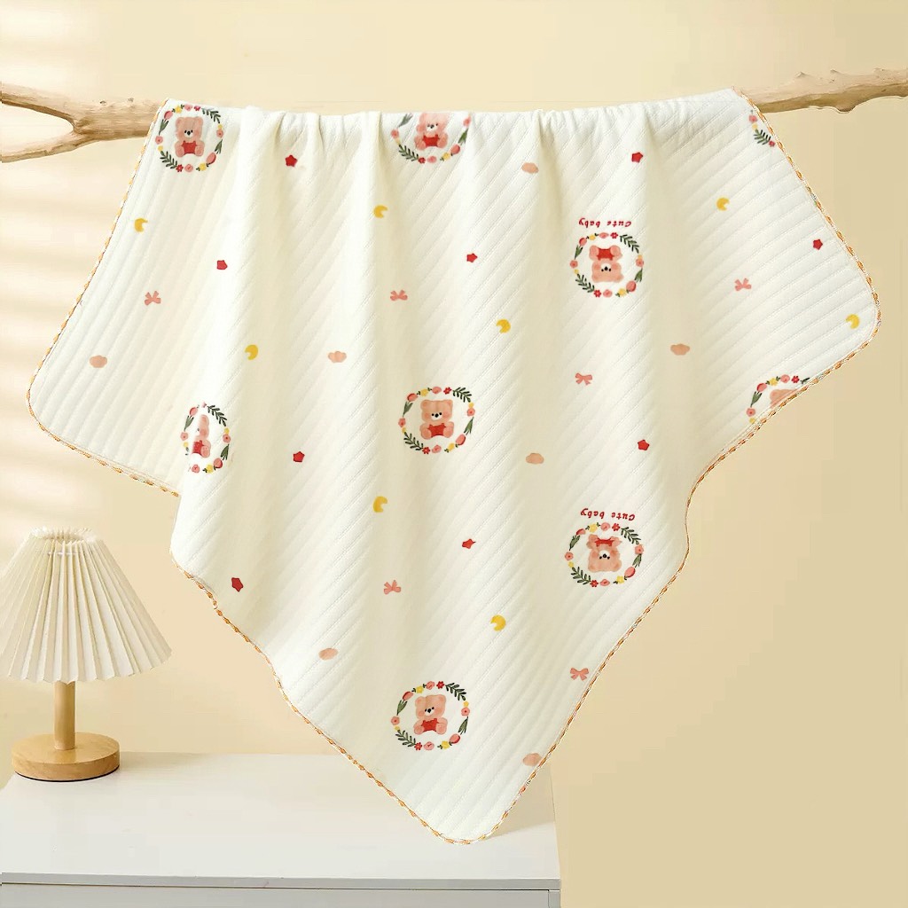 CHĂN 6 LỚP - CHOÀNG Ủ 4 MÙA - CHĂN QUẤN CHO BÉ 6 LỚP Kích Thước 85x85cm ...