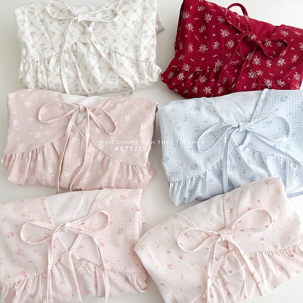 ÁO BABYDOLL TAY PHỒNG HOA NHÍ XINH XẮN #675219 | Shopee Việt Nam