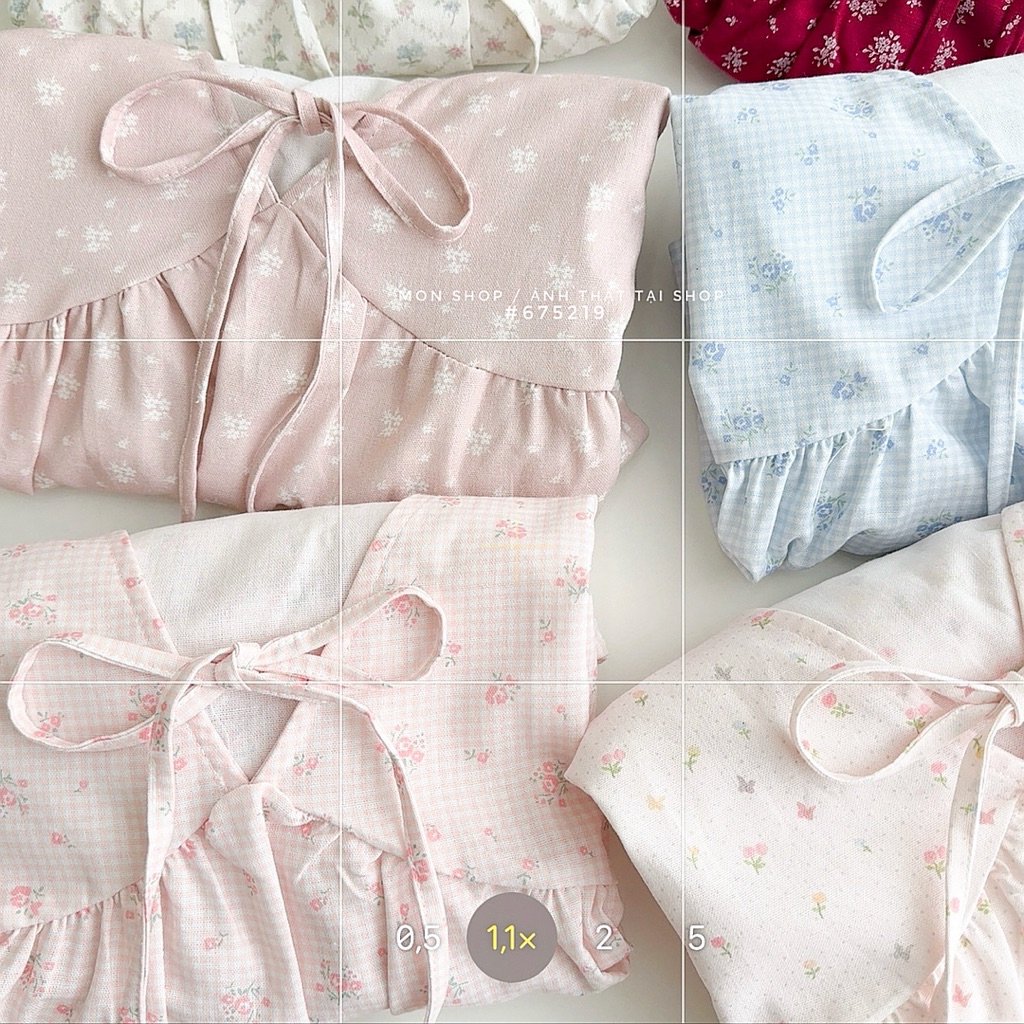 ÁO BABYDOLL TAY PHỒNG HOA NHÍ XINH XẮN #675219 | Shopee Việt Nam