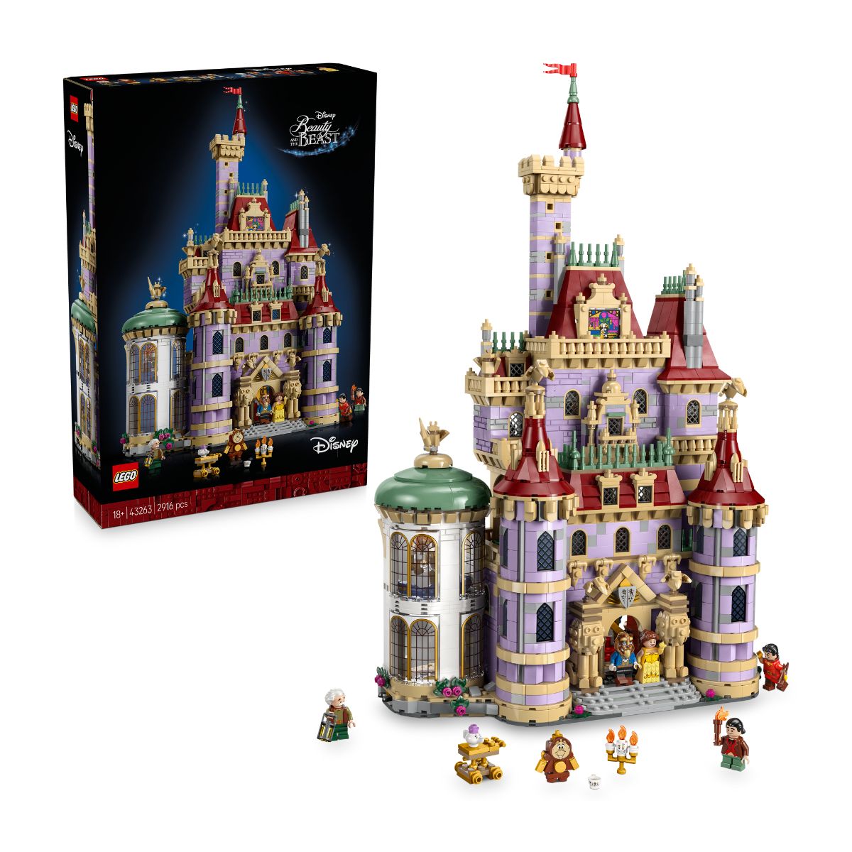 LEGO DISNEY PRINCESS 43263 Đồ Chơi Lắp Ráp Lâu Đài Người Đẹp Và Quái ...