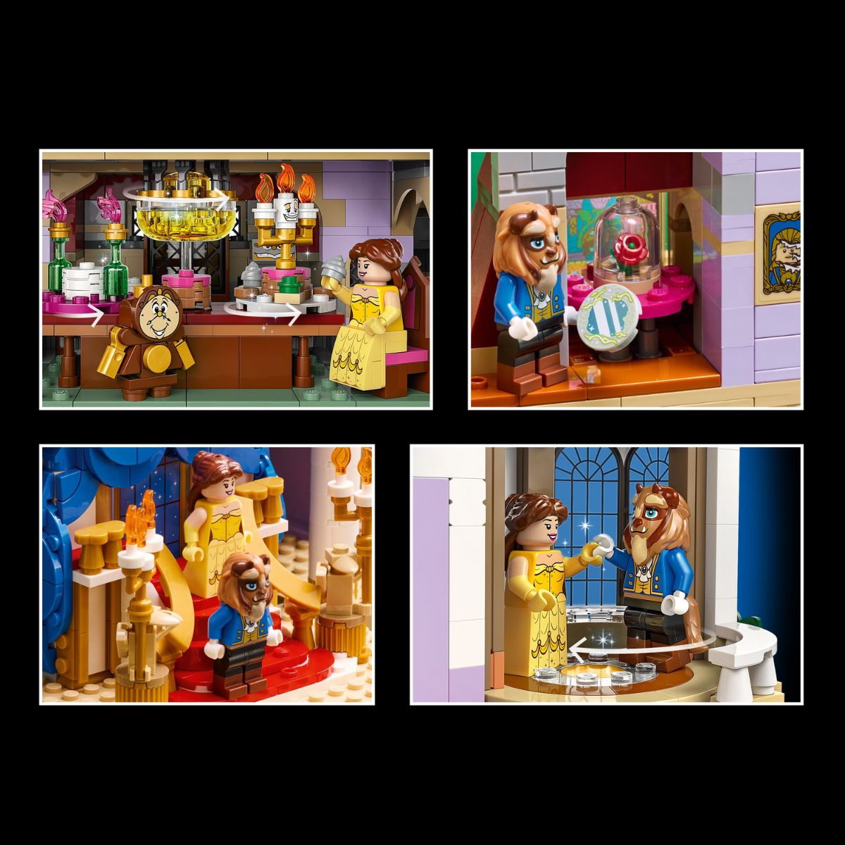 LEGO DISNEY PRINCESS 43263 Đồ Chơi Lắp Ráp Lâu Đài Người Đẹp Và Quái ...