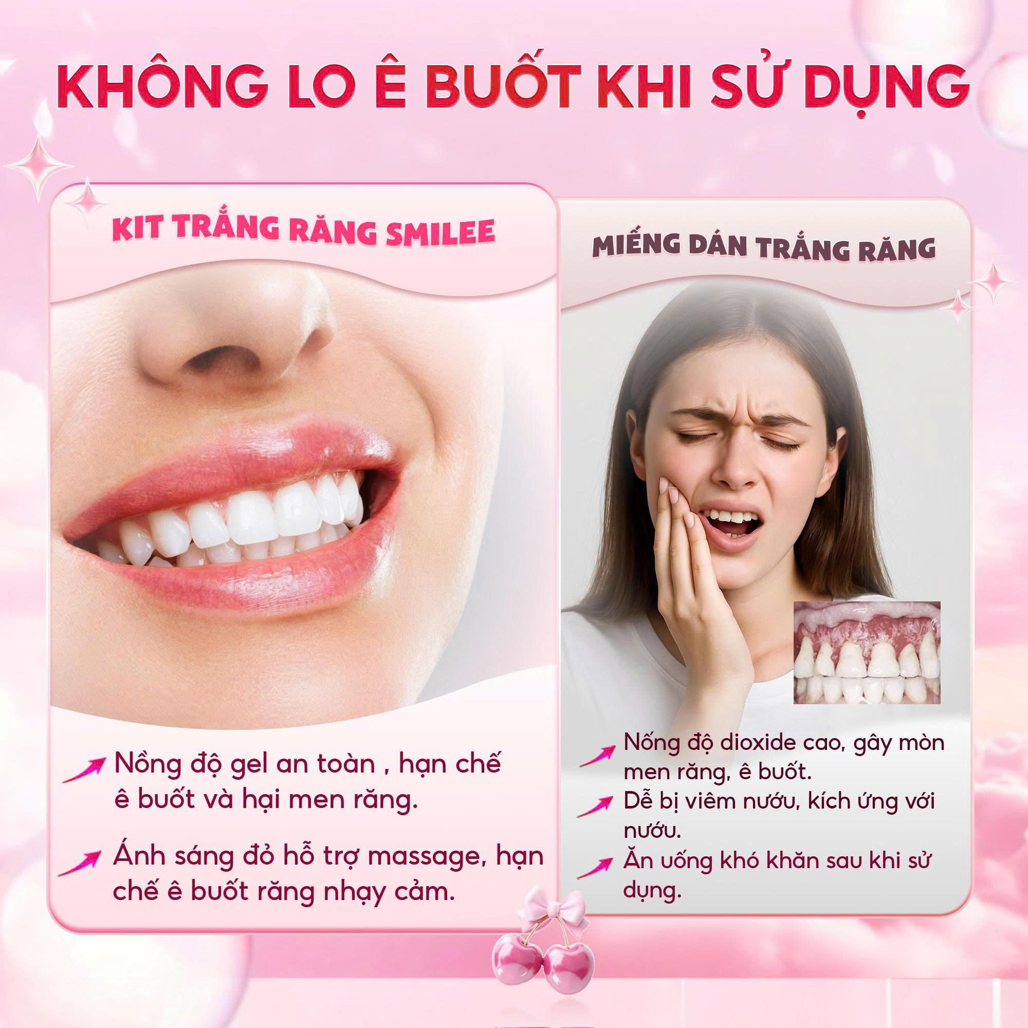 [GIÁ 577K LIVE LUCIE] Bộ Kit Trắng Răng Smilee Extra Tẩy Trắng Răng Tại ...
