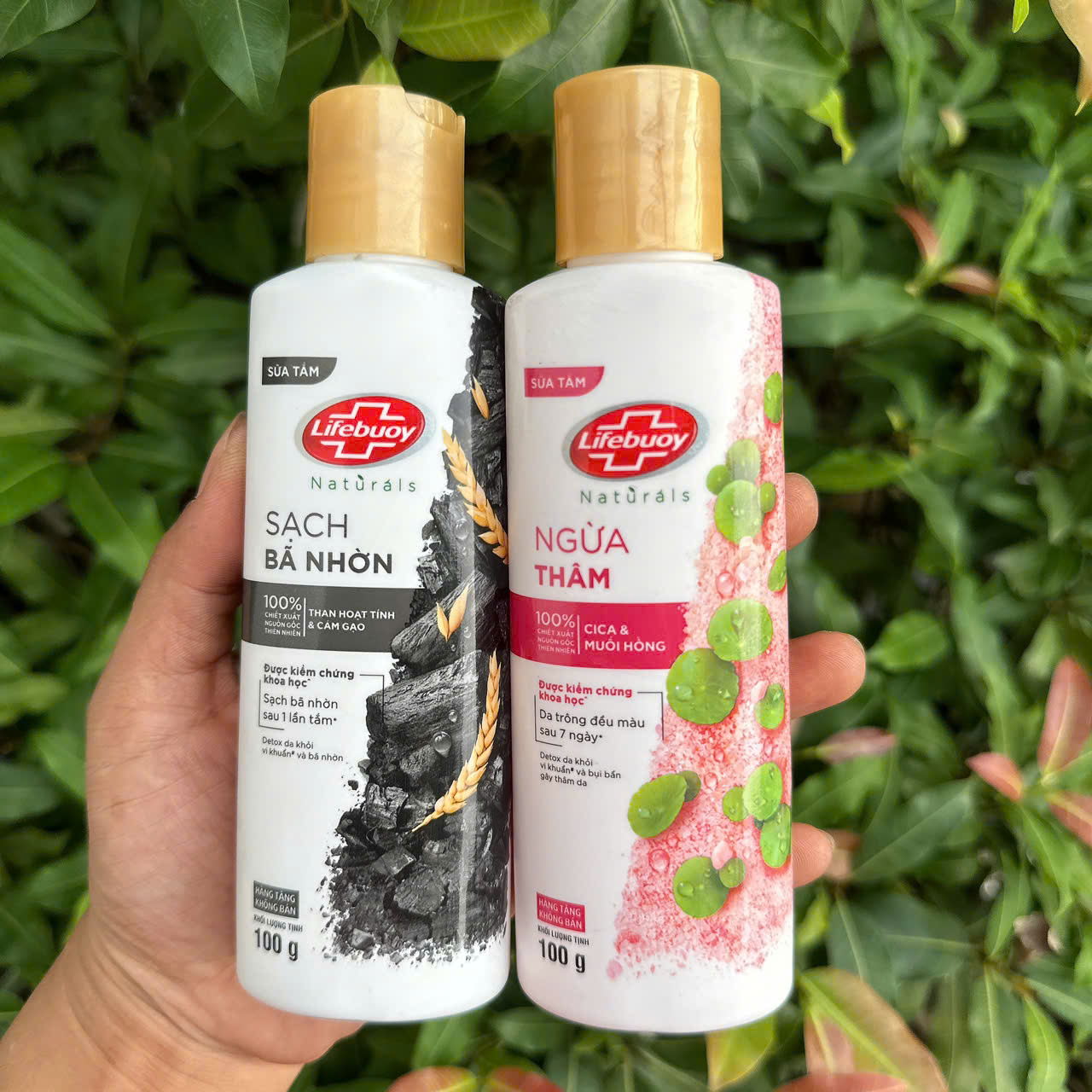 (3x100g) Set 3 Chai Sữa Tắm LIFEBUOY Muối hồng & Cica 100G (Hàng khuyến ...