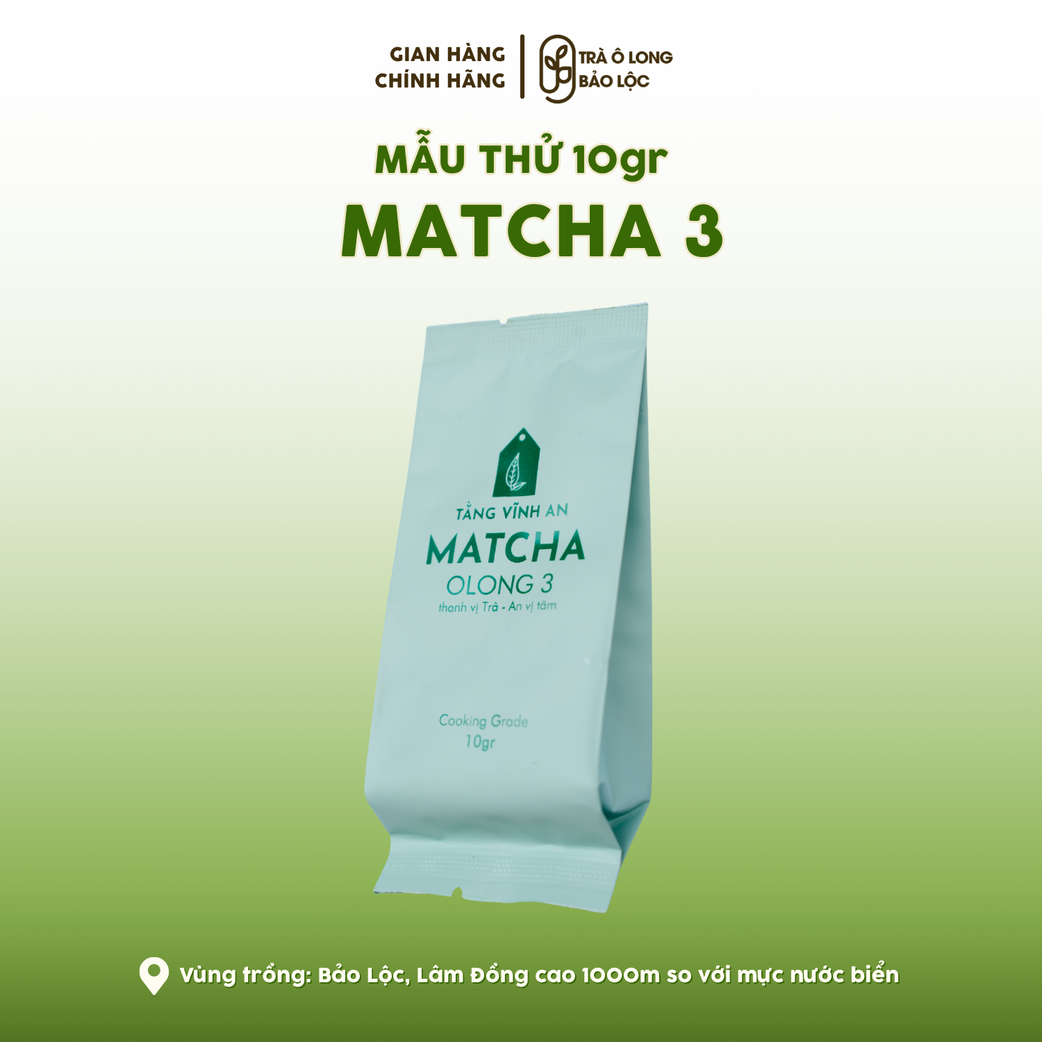 Mẫu Thử Bột Matcha - Houjicha - Matcha Olong - Túi 10gr - Trà Vĩnh An ...