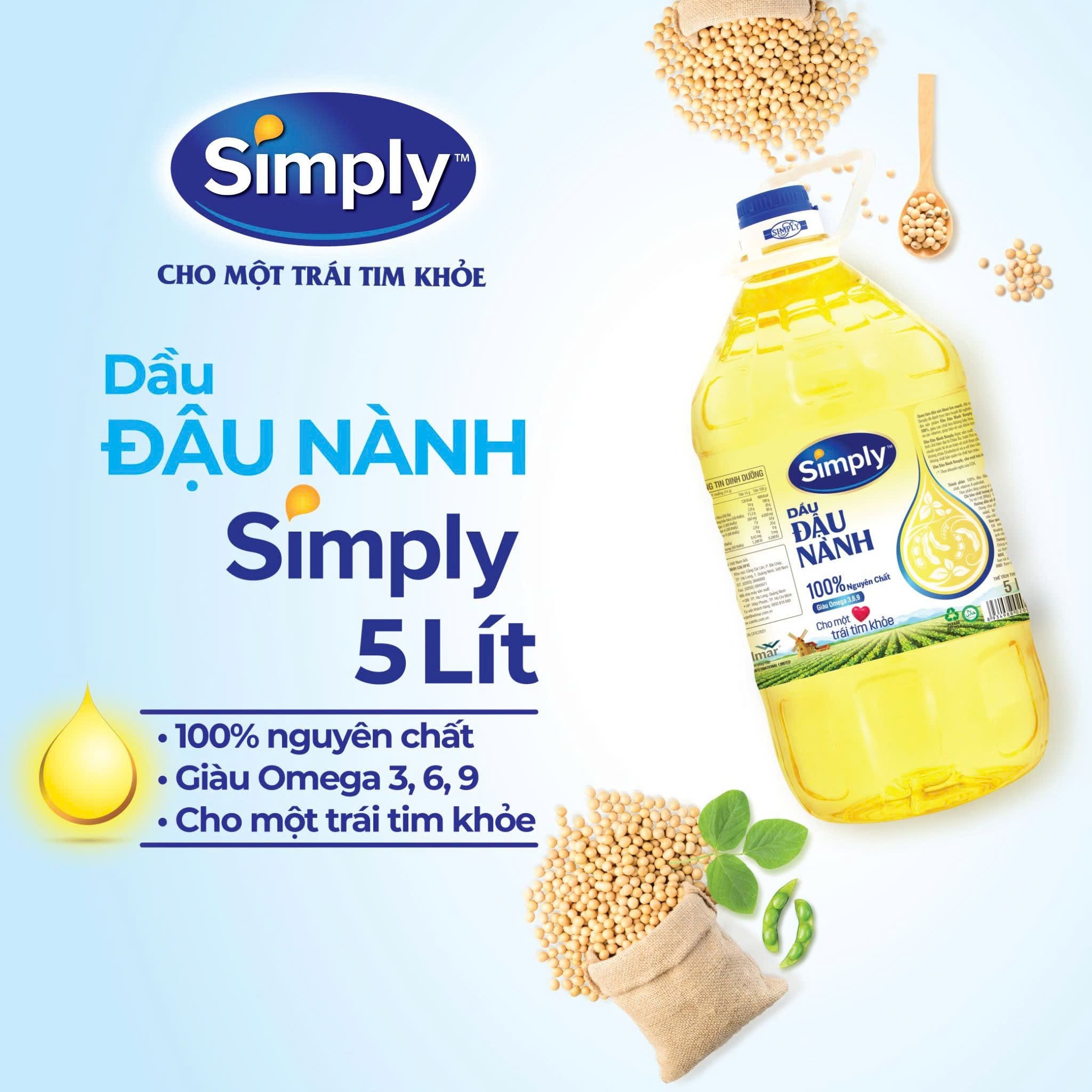 Dầu Đậu Nành Simply 5L Nguyên Chất | Shopee Việt Nam