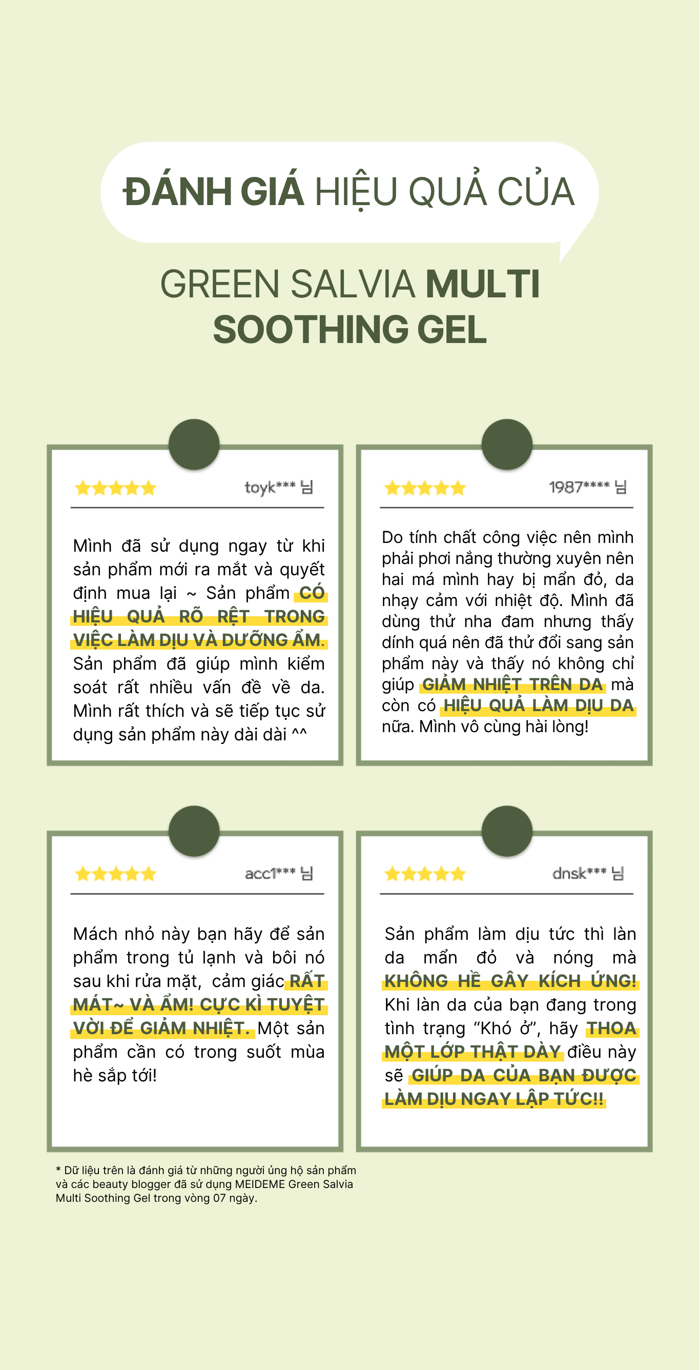 Gel làm dịu phục hồi cấp tốc cho da nhạy cảm - MEIDEME Green Salvia ...