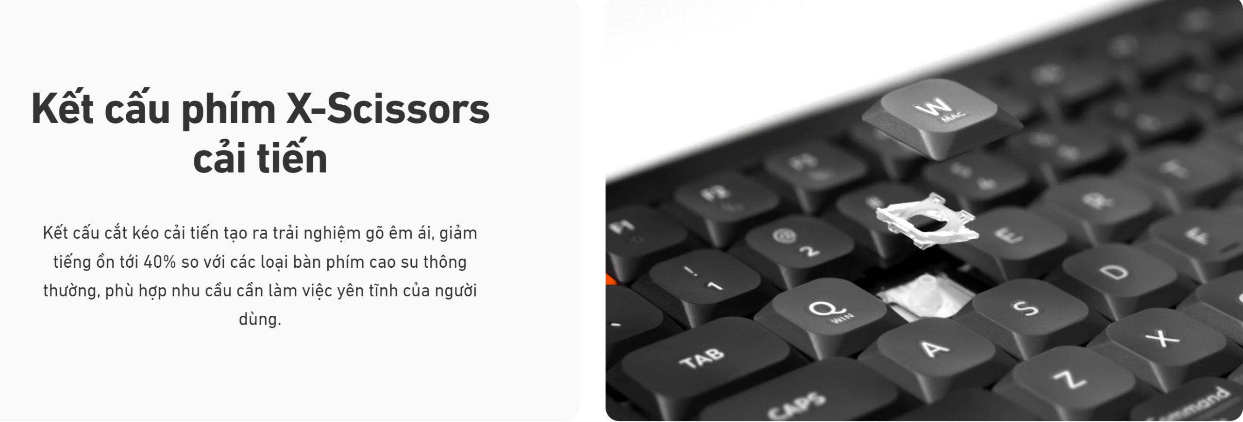Bàn phím không dây HyperWork SilentKey TS01 ( Bluetooth/2.4GHHz/Dây ...