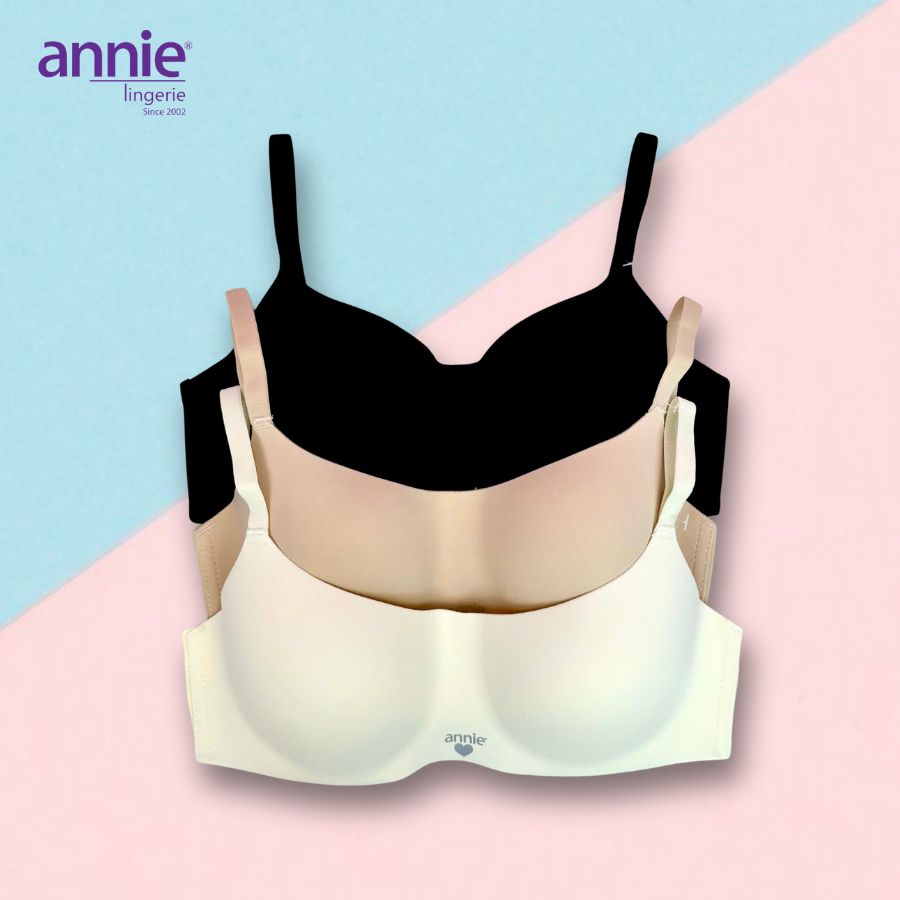 Combo 3 áo ngực nữ không gọnh đúc su cao cấp annie Bra 8552 mút mỏng ...