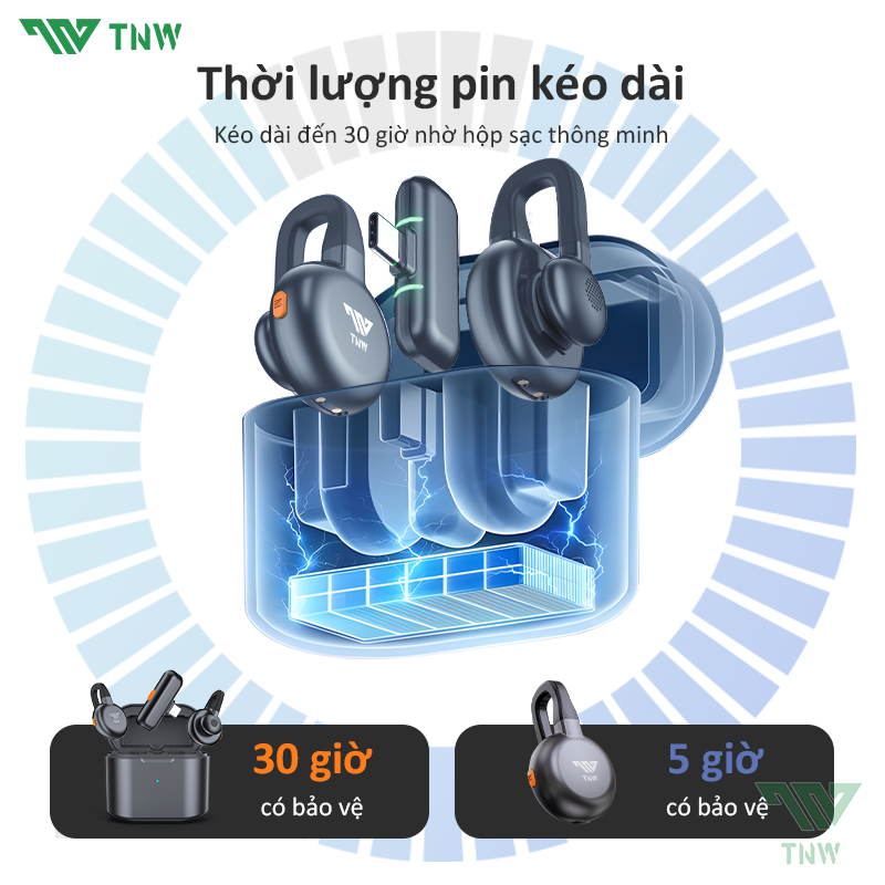 TNW X27 Mic thu âm không dây cài áo lọc tiếng ồn Micro không dây Mic ...