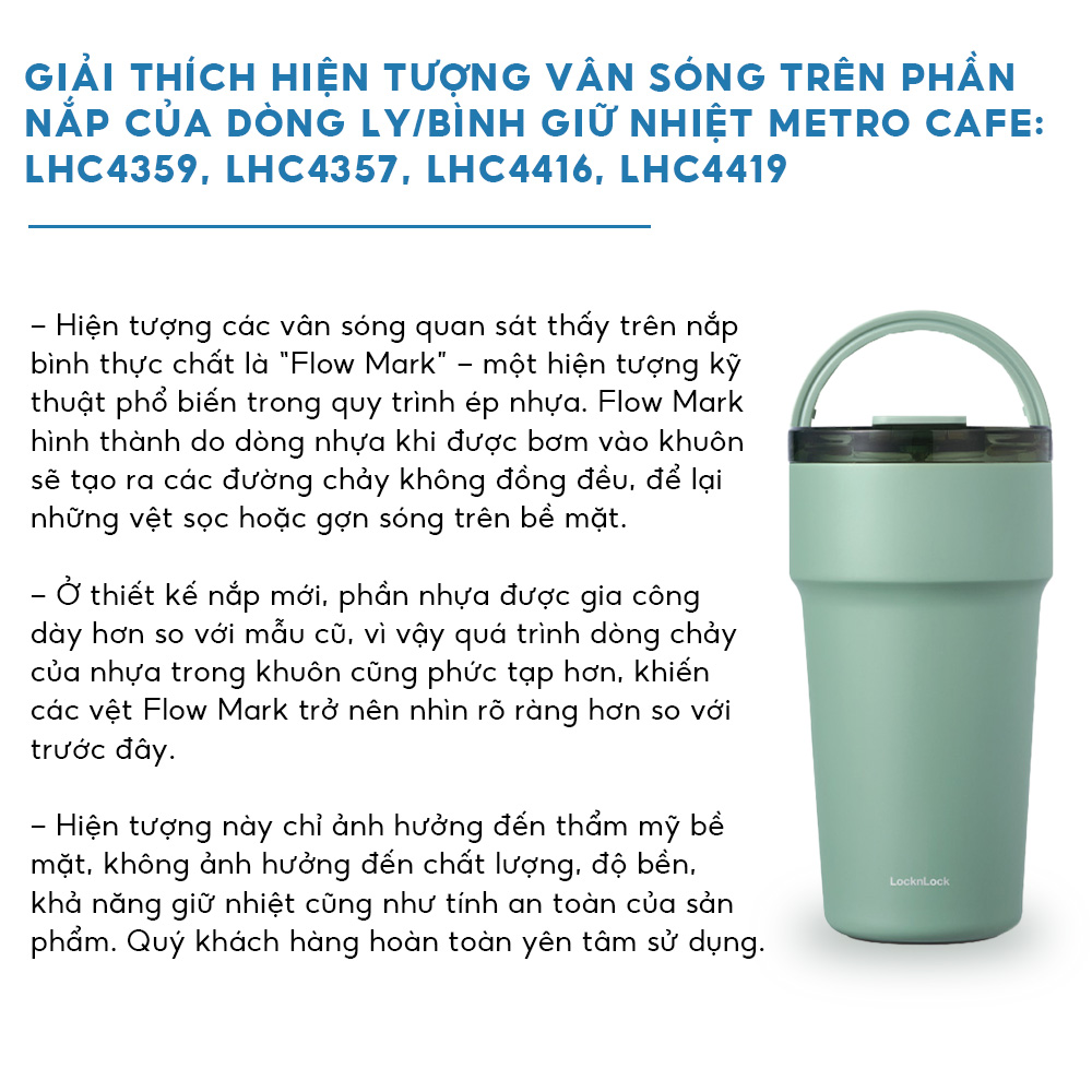 Ly giữ nhiệt LocknLock LHC4357 500ml Metro Cafe Tumbler, Hàng chính ...