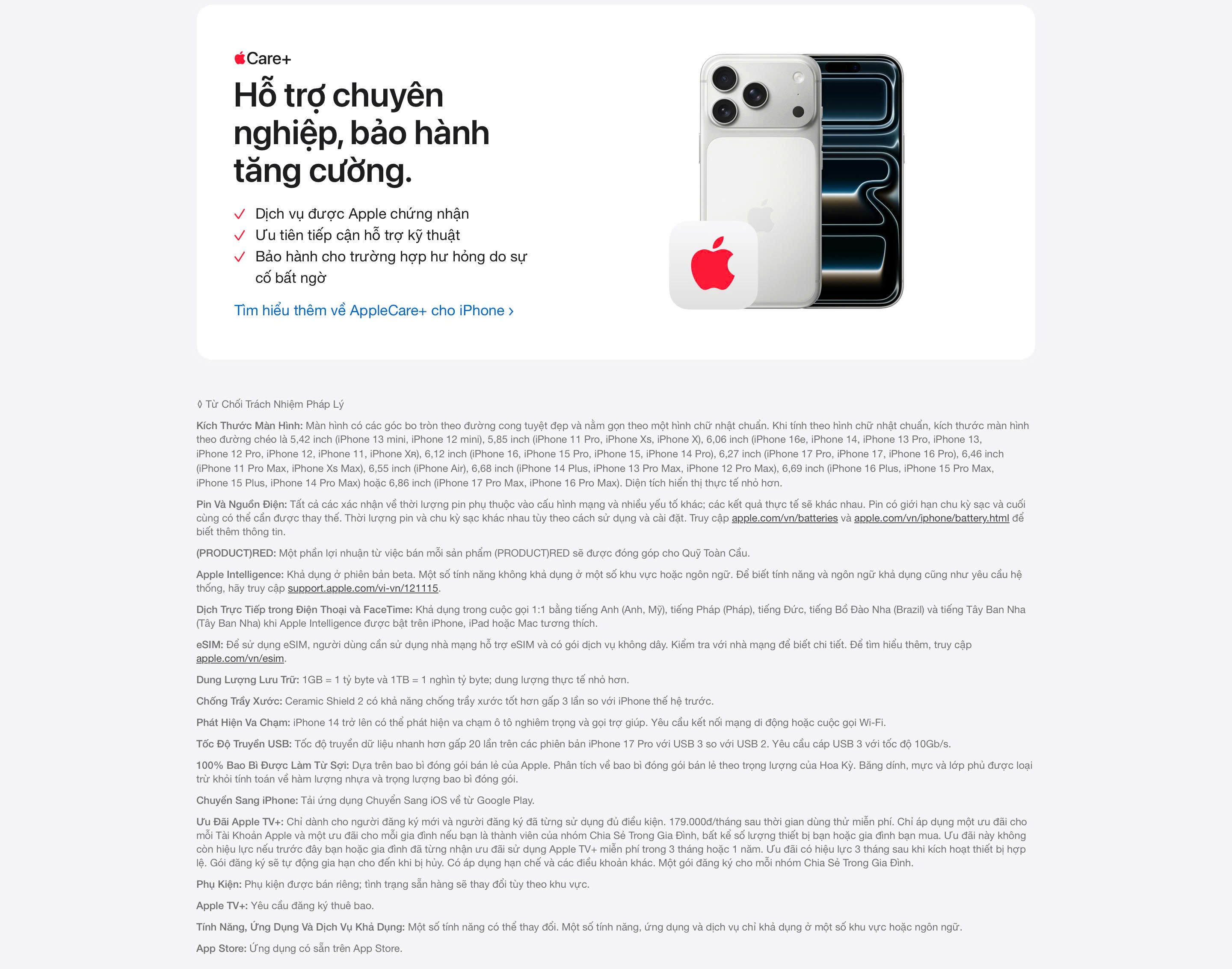 Điện thoại Apple iPhone 17 Pro Max 2T | Shopee Việt Nam