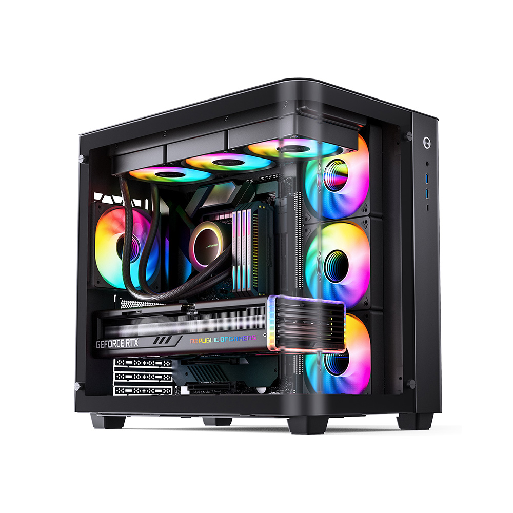 Vỏ Case PC Gaming Jonsbo TK-3 Black ATX M-ATX ITX – Hỗ Trợ Tản Nhiệt ...