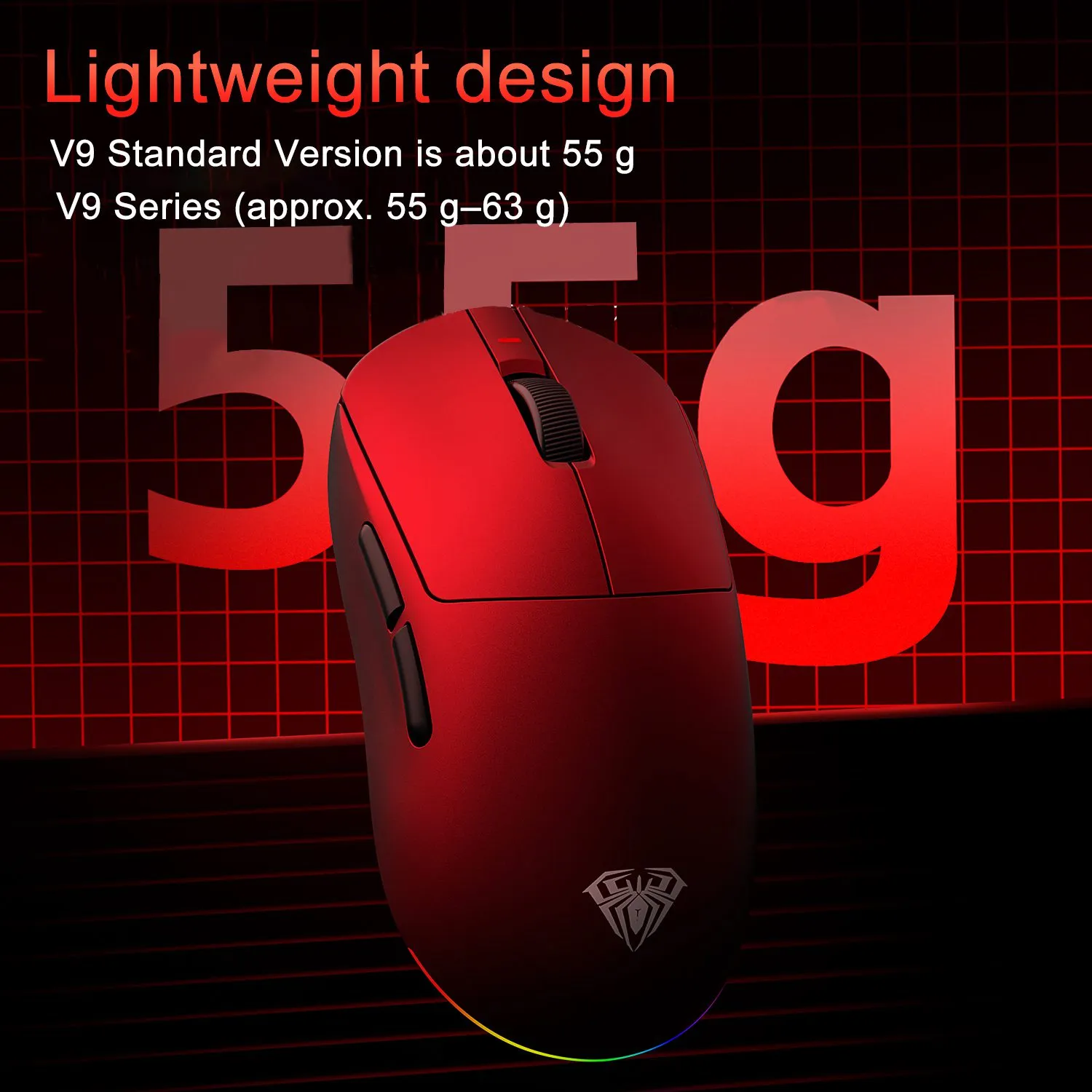 Chuột Gaming Không Dây Aula V9 Series - 3 Mode Kết Nối - PAW3950 - 8K ...