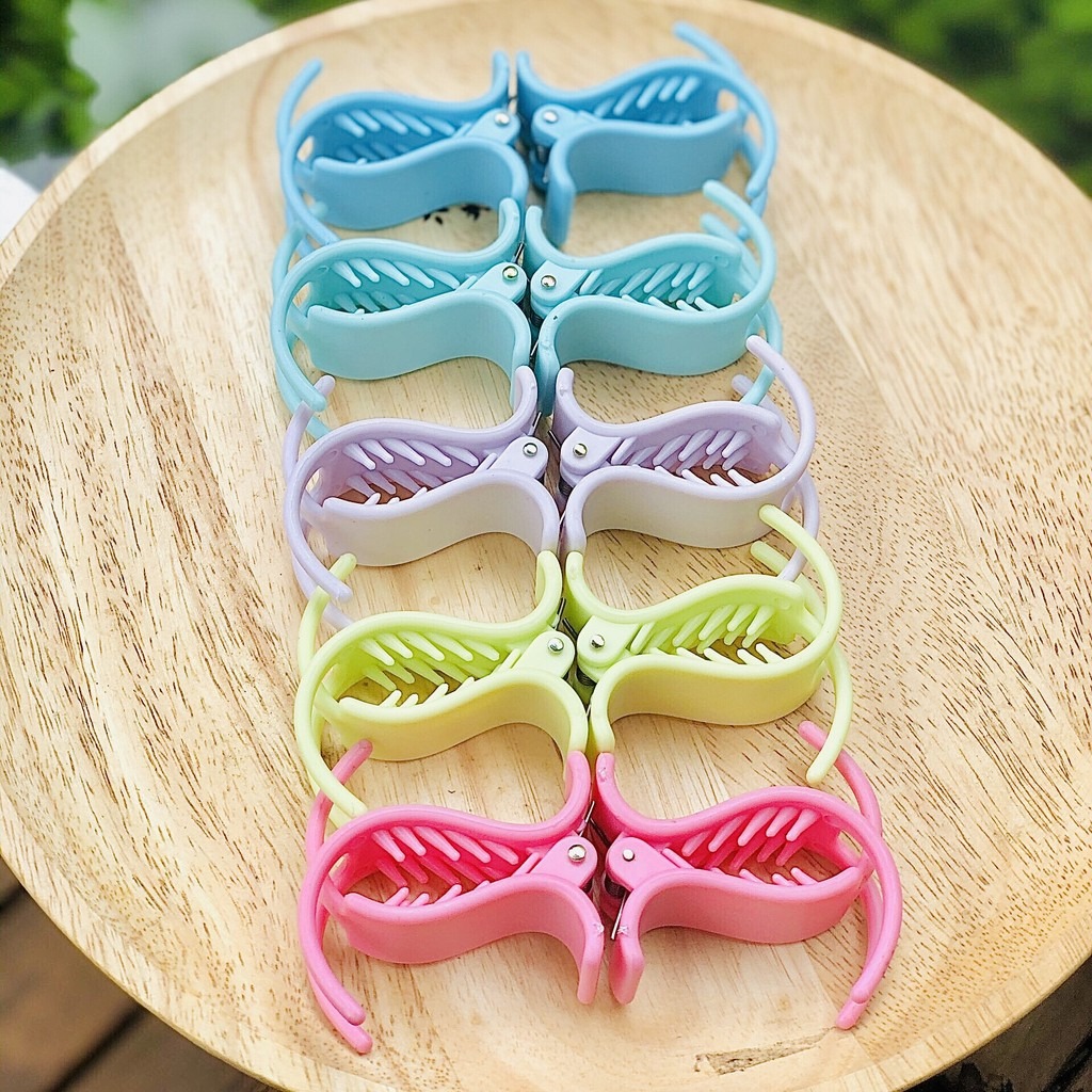 Set 12 kẹp tóc càng cua trong suốt 3 răng 5 răng Hàn Quốc nữ đẹp ...