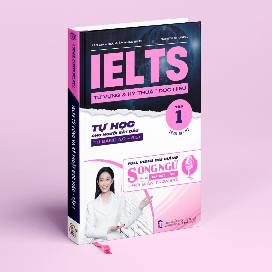 Bộ 3 Sách IELTS Từ Vựng Và Kỹ Thuật Đọc Hiểu Tập 1,2 và 3- Sách Giải Đề ...