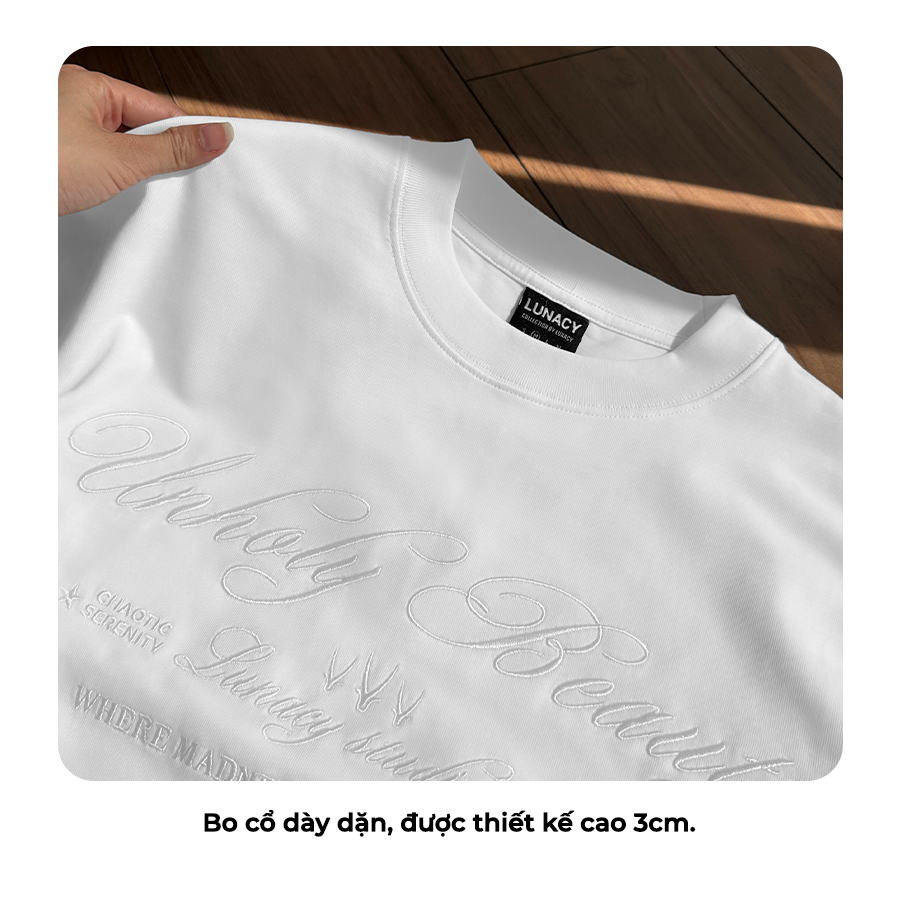[BST Tết 2026] Áo Thun Thêu UNHOLY Tee Phối Line Local Brand LUNACY ...