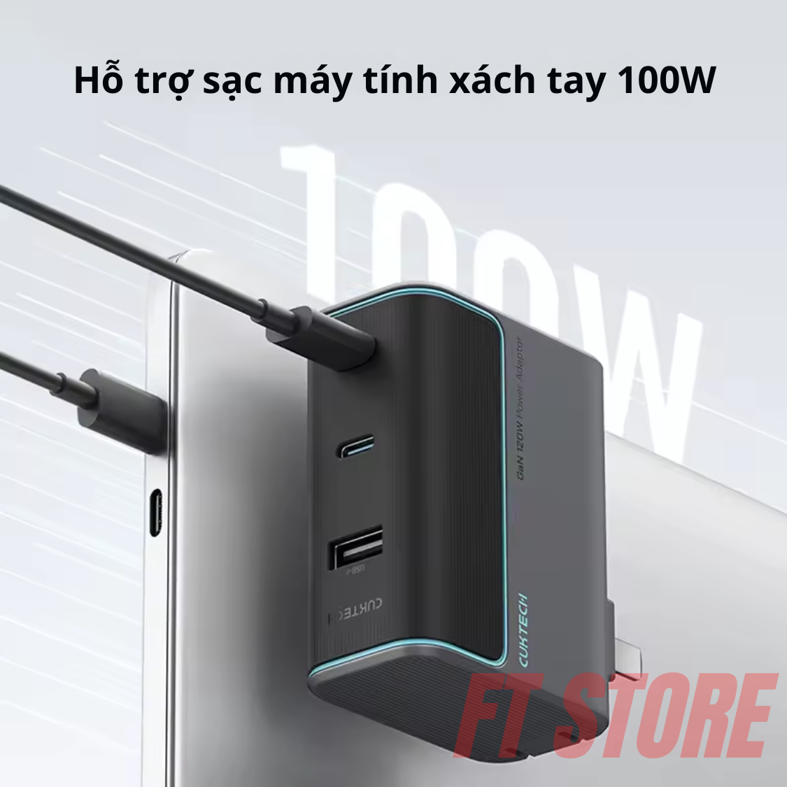 Củ sạc nhanh Cuktech 120W GaN Charger PD3.0/PPS Mi Turbo 120W - AD1003 ...