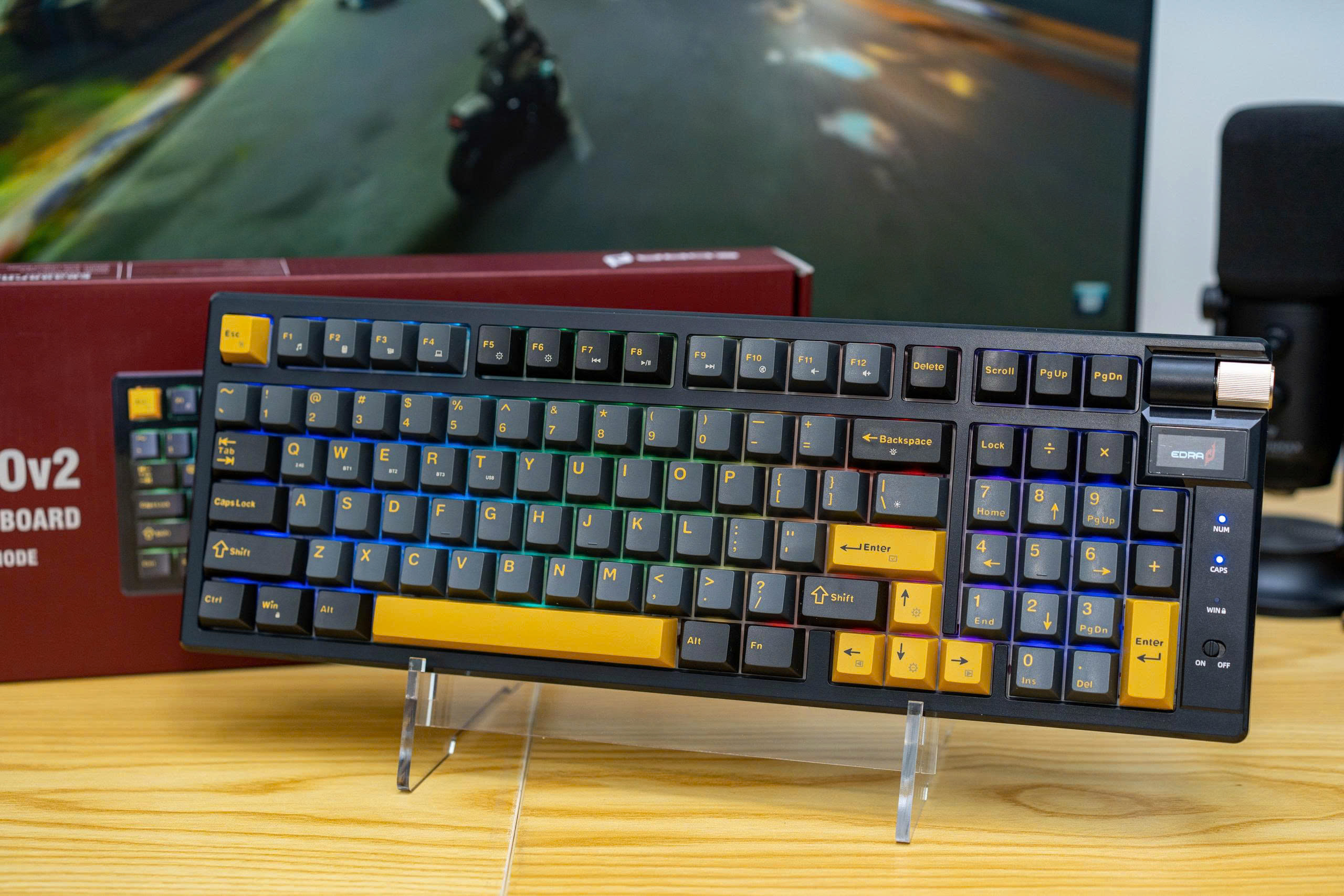 Bàn Phím Edra EK398 Pro V2 Keyboard Cơ Không Dây Gaming Chính hãng Bảo ...