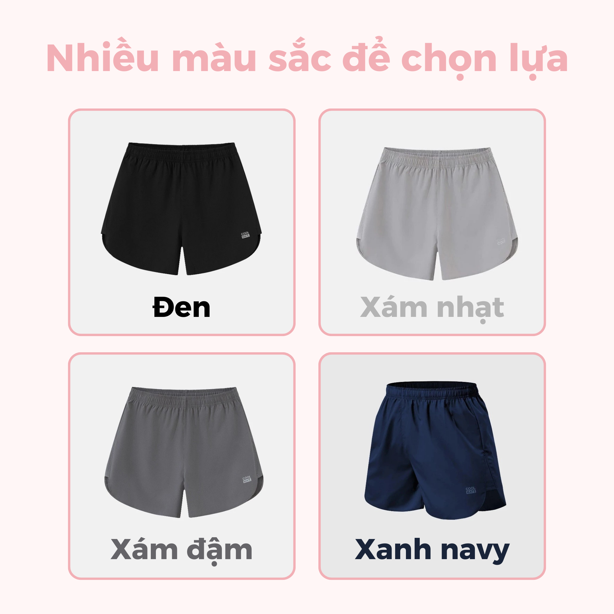 Quần Thể Thao Unisex Nam Nữ Coolmate Active MaxCool thoáng khí dễ vận ...