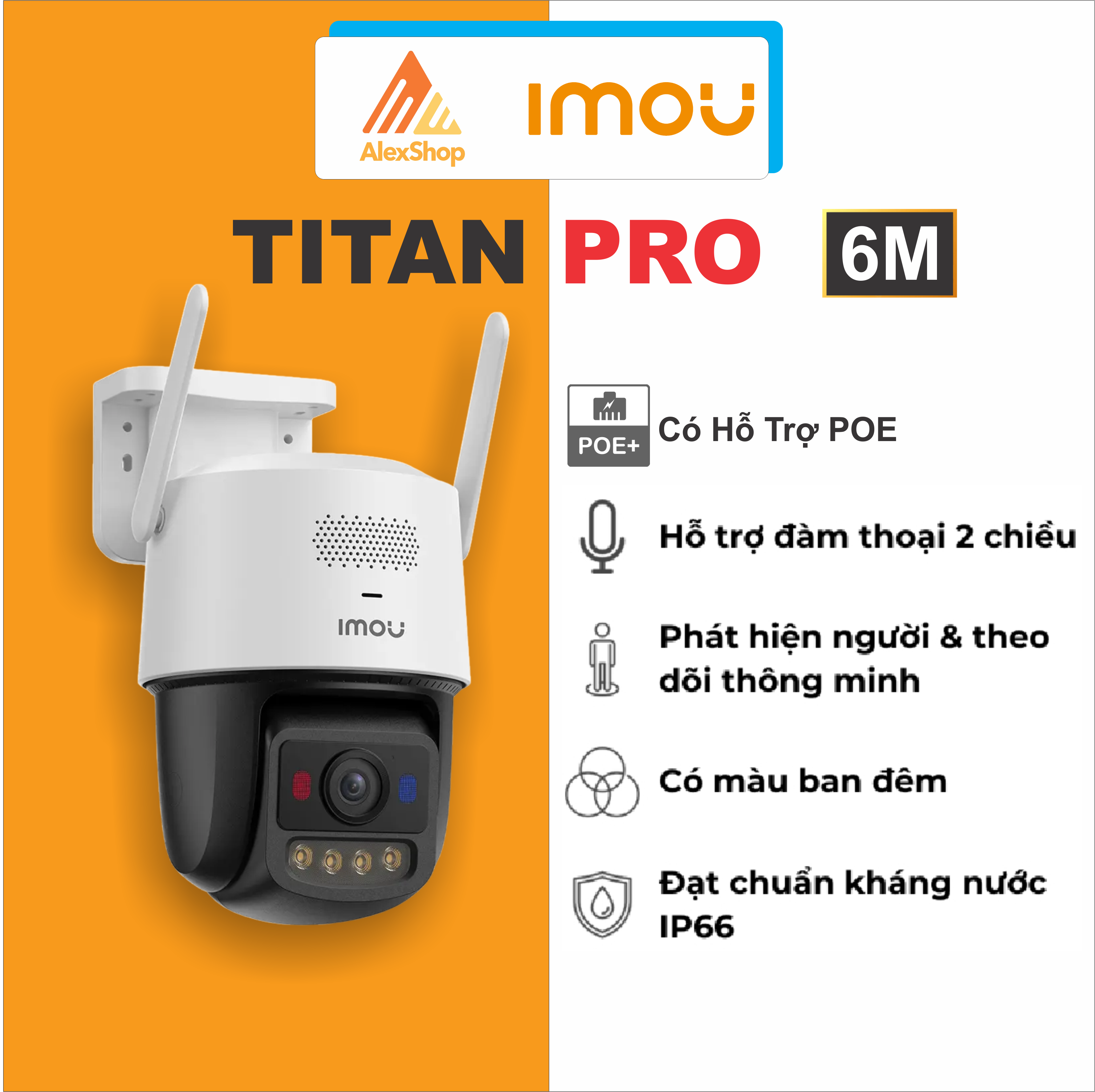 [2025] Camera Imou Titan Pro Cruiser SC/ S51/ S31 5M 3M Ngoài Trời ...