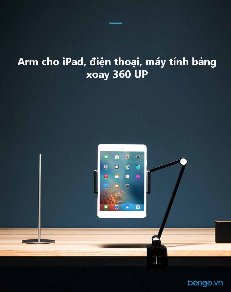 Arm kẹp iPad/Tablet/điện thoại kẹp bàn, cạnh giường xoay 360 ZAKI - ZK-7LC | Shopee Việt Nam