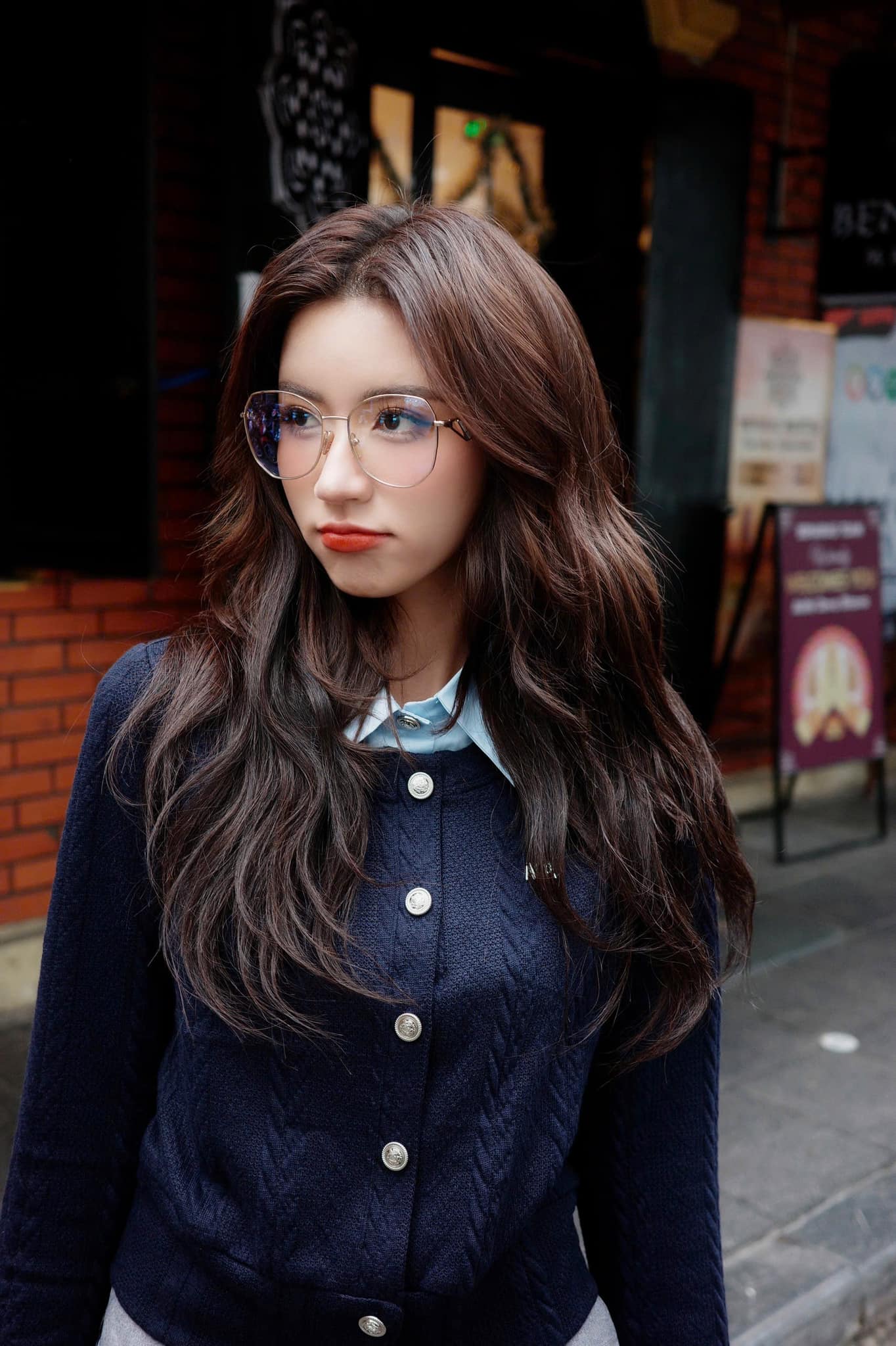 ARA - Áo len thừng phối cổ sơ mi Faye Top AL108 | Shopee Việt Nam