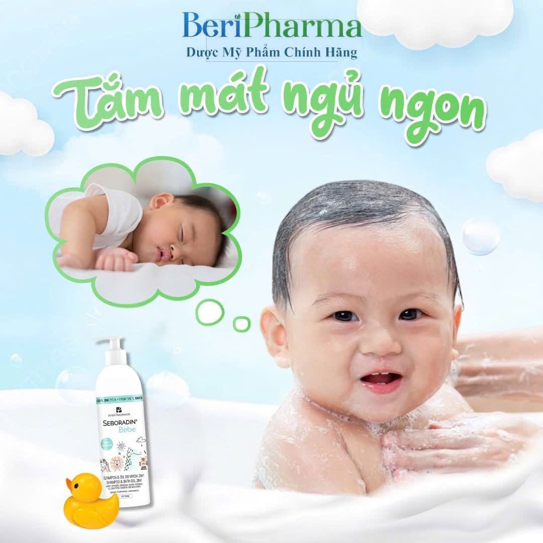 [CHÍNH HÃNG] SEBORADIN BEBE Gel Tắm Gội Dưỡng Ẩm Và Làm Dịu Da Shampoo ...
