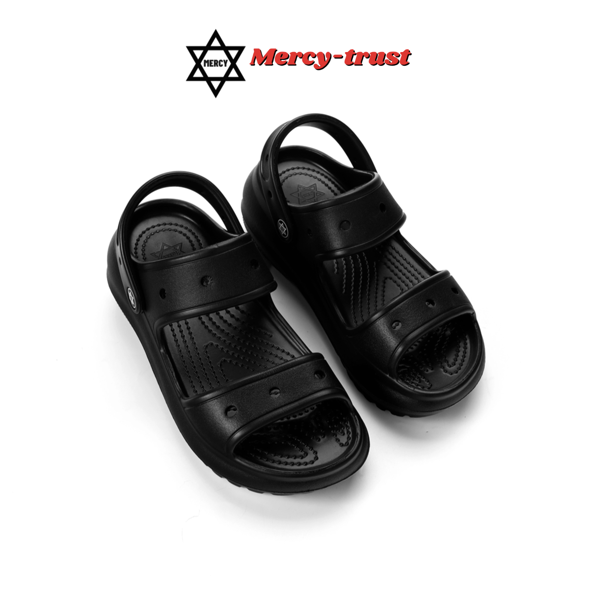 🎁 Tặng Charm Theo Bộ + Vớ🎁 Sandal MERCY TRUST TOW Cao 6cm EVA Êm Nhẹ ...